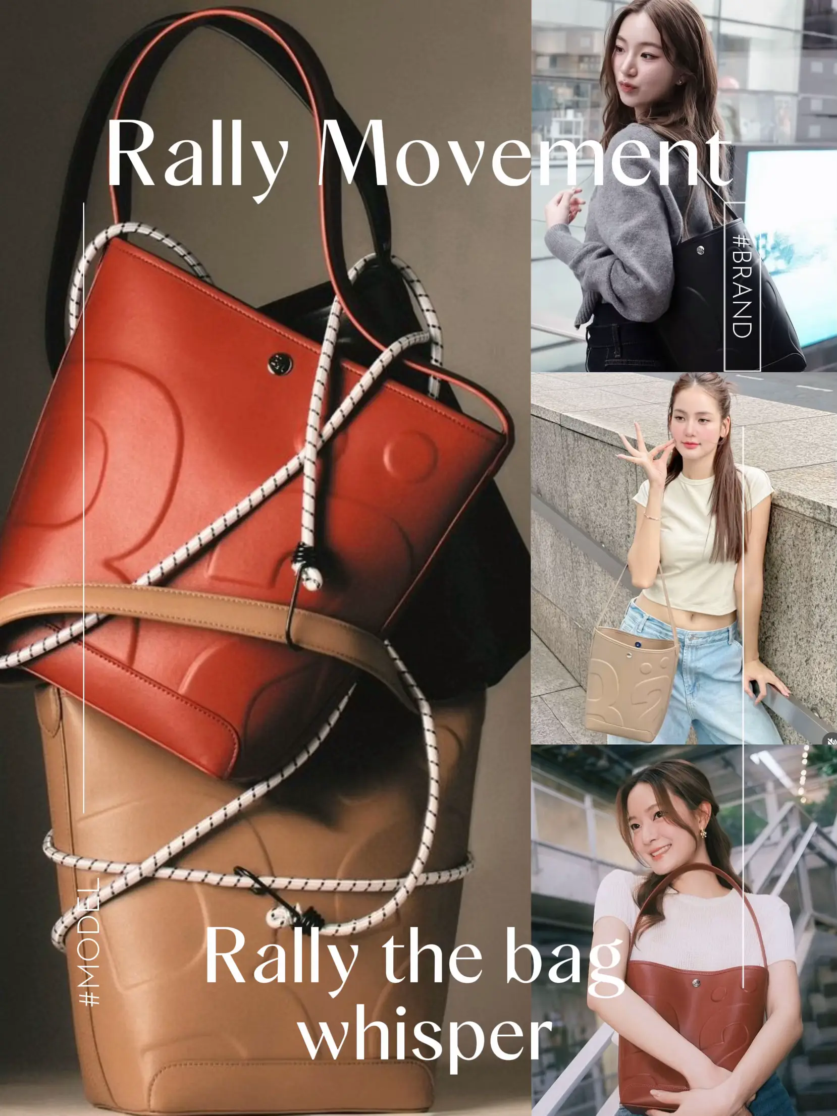 กระเป๋ารุ่นใหม่ Rally the bag whisper กดยากมากก🍒 | แกลเลอรีที่โพสต์โดย REVIEW😻 | Lemon8