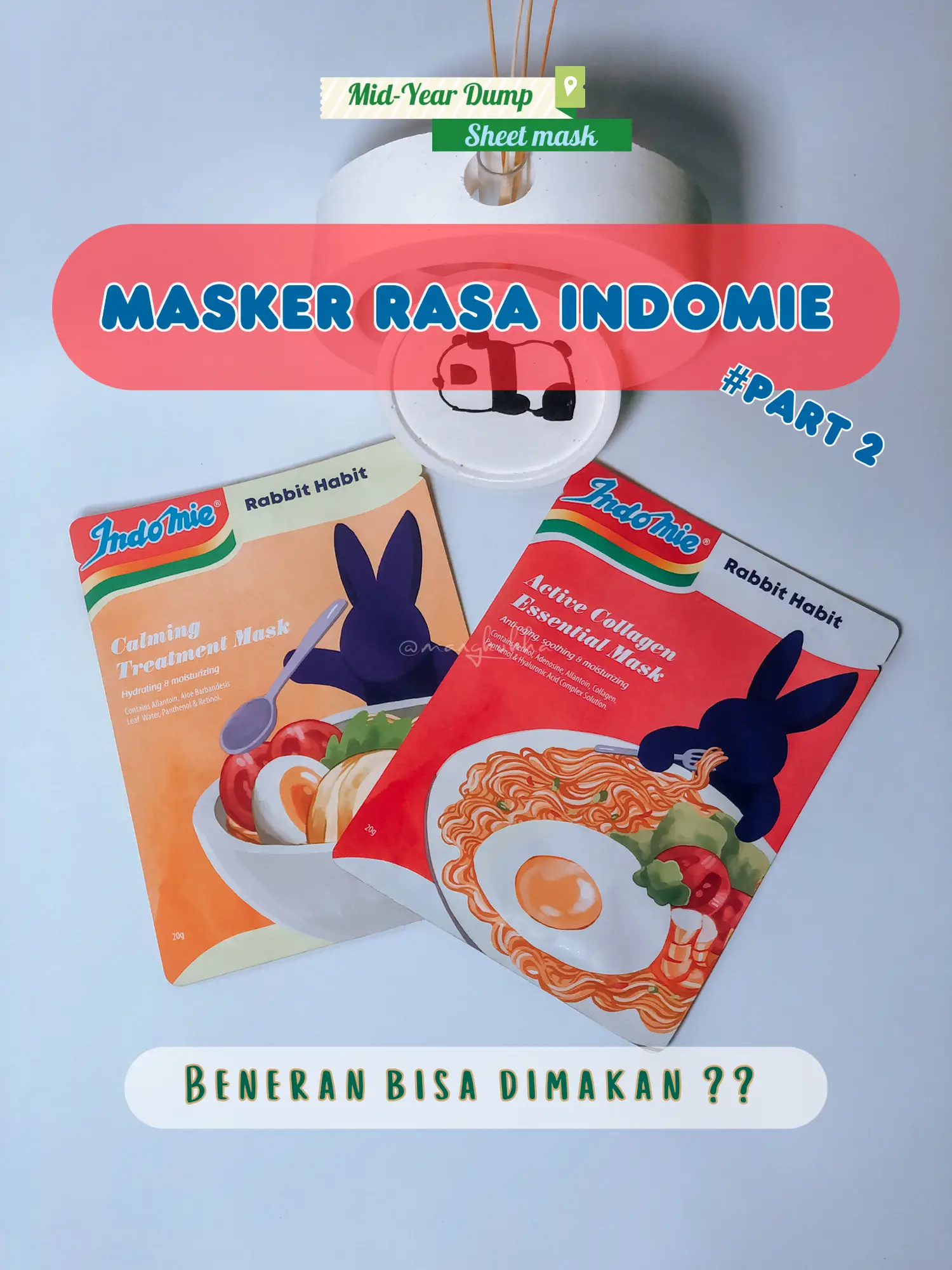 Sheet mask rasa Indomie auto bikin laper! Must try | Defazzが投稿したフォトブック ...