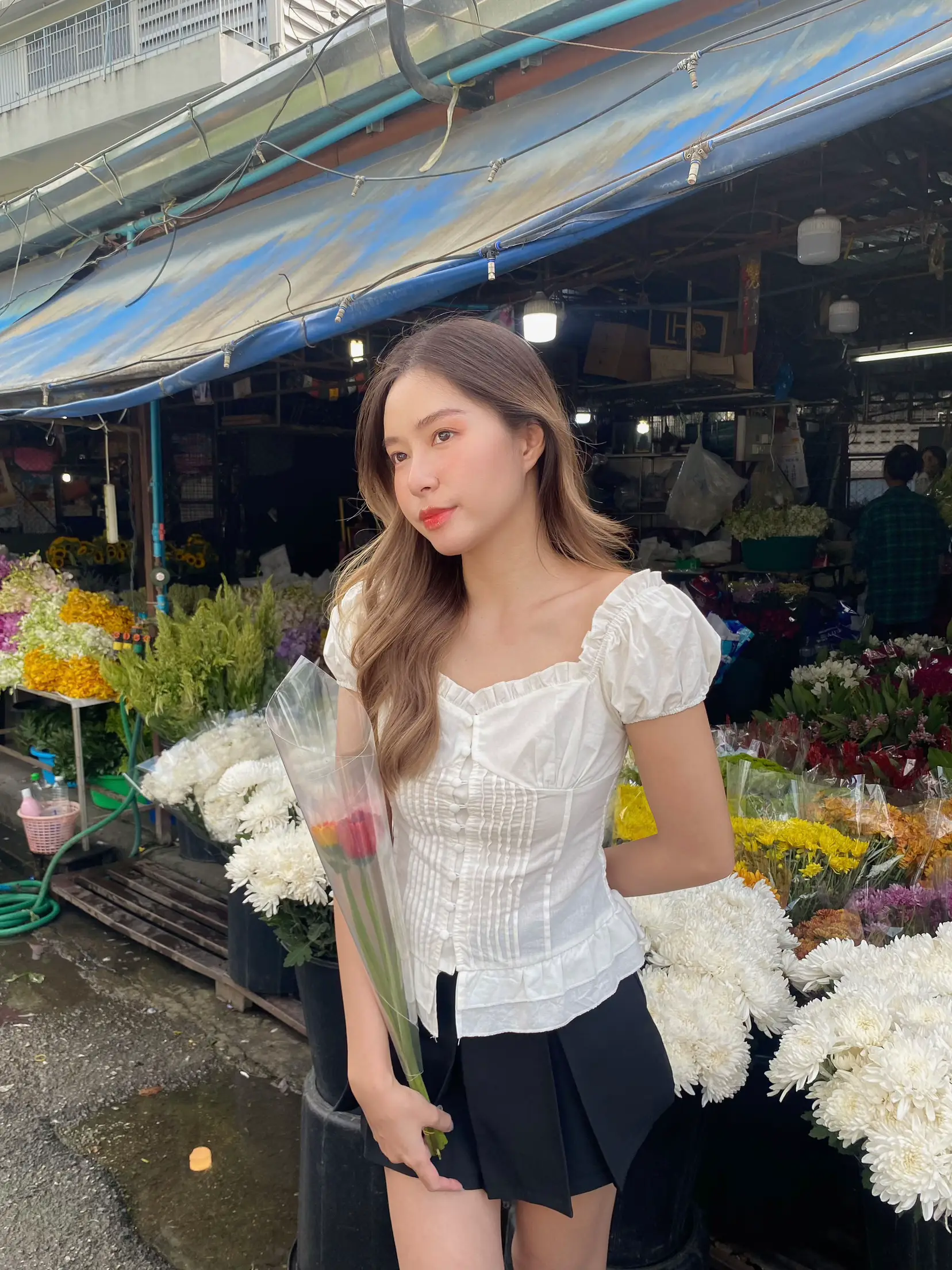 OOTD FITCHECK 💐 ลุคน่ารักแต่งตามง่าย | แกลเลอรีที่โพสต์โดย ε nessei ♡’ | Lemon8