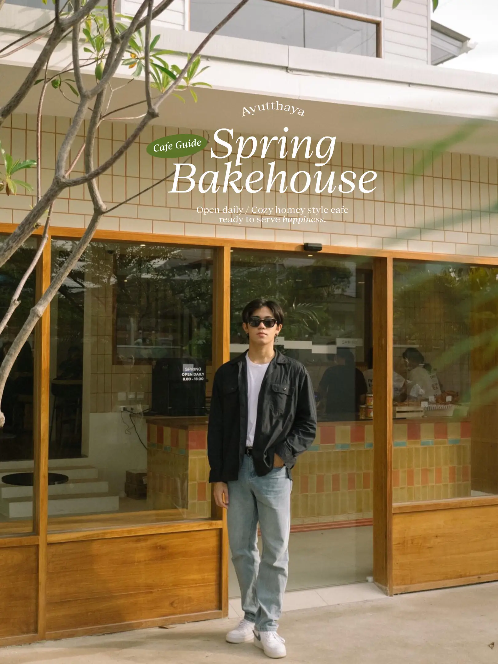 คาเฟ่อยุธยา ‘ Spring Bakehouse ’ 🥯🍴 | แกลเลอรีที่โพสต์โดย lbzero | Lemon8