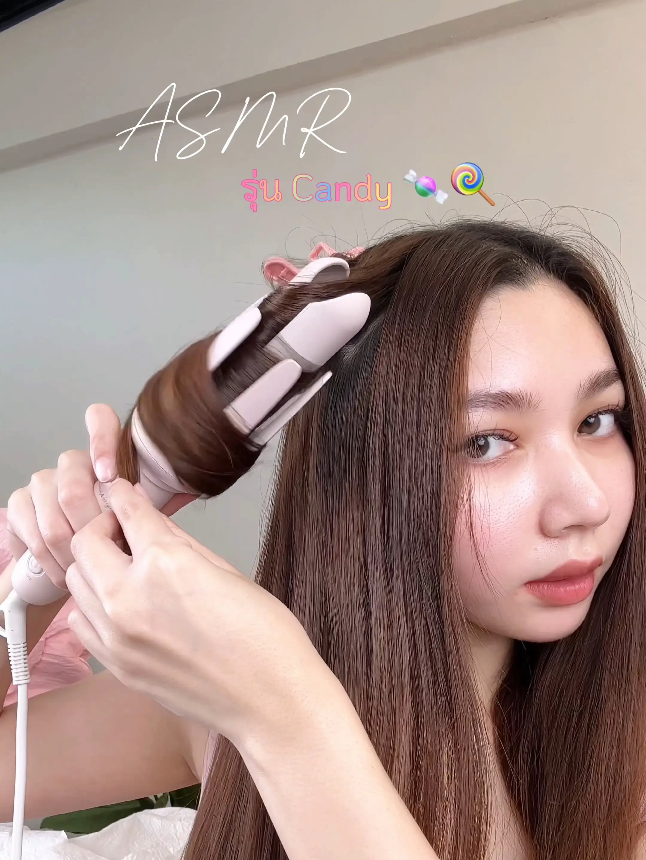 ASMR รุ่น Candy 🍬🤫 | วิดีโอที่เผยแพร่โดย สอนทำผมbyแพรว | Lemon8