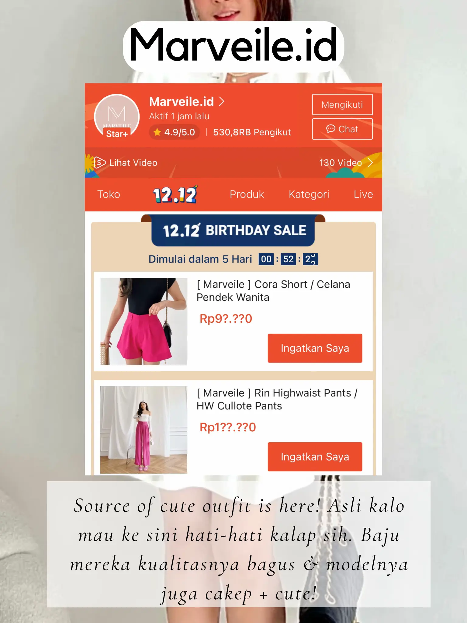 REKOMENDASI OLSHOP YG JUAL OUTFIT PARA CHINDO😍 | Galeri diposting oleh ...