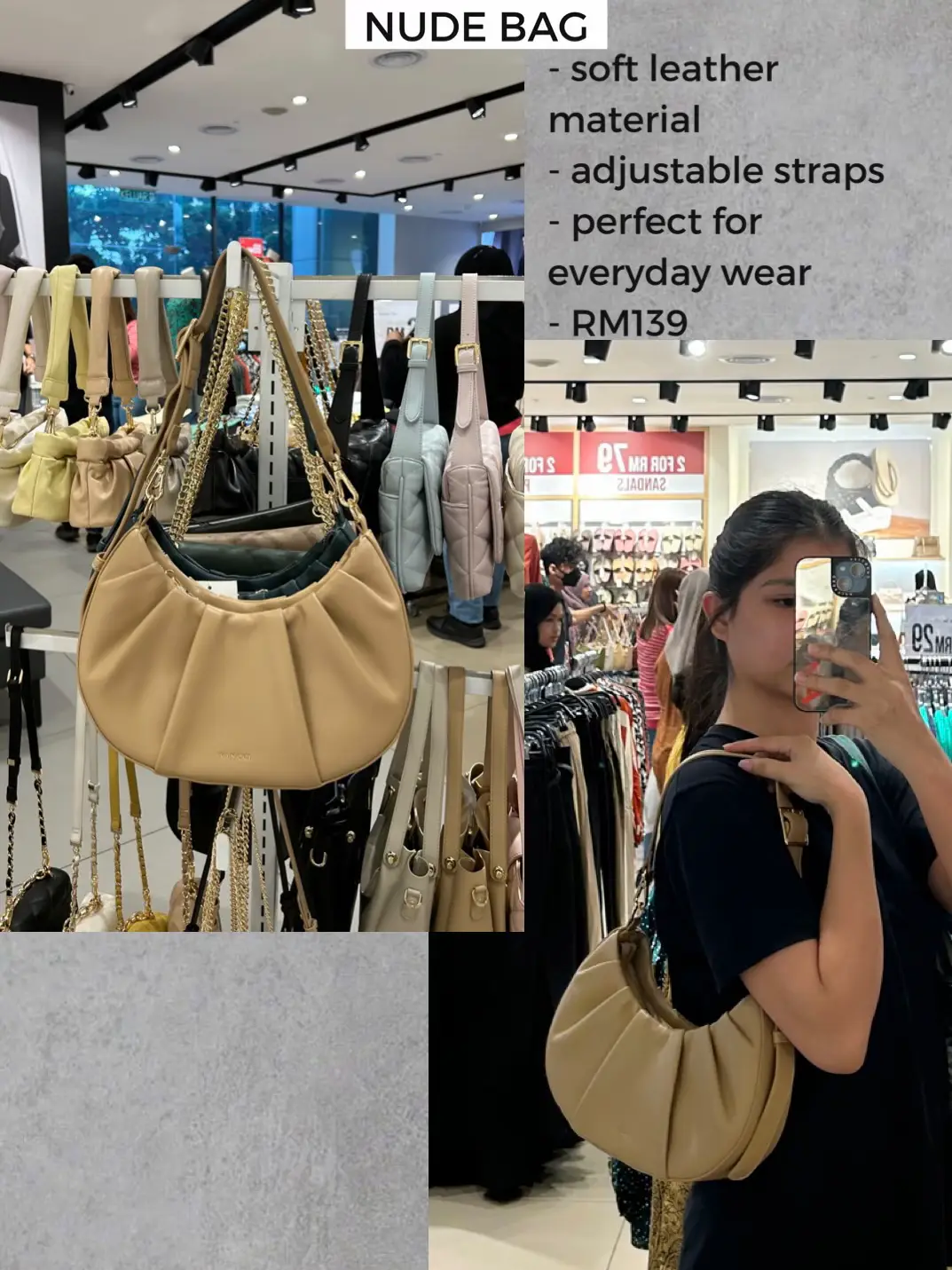 CUTE SHOULDER BAG TRY ONS FROM PADINI | แกลเลอรีที่โพสต์โดย Faznadia ...