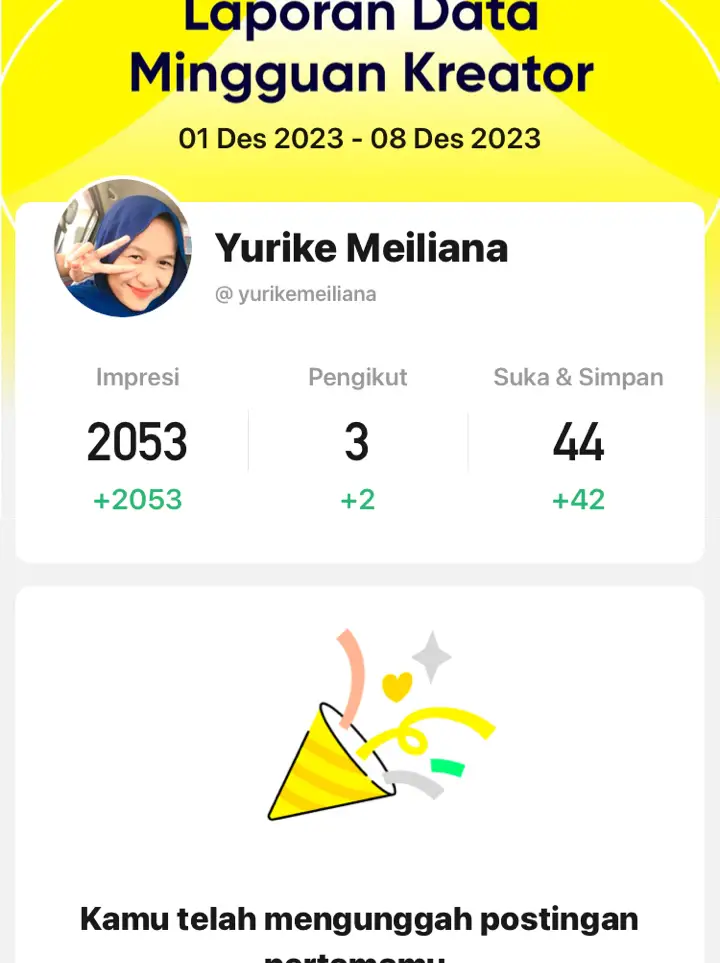 MY JOURNEY BERSAMA LEMON8 SELAMA 1 MINGGU 🥰🥰🍋🍋 | Galeri diposting oleh Yurike Meiliana | Lemon8