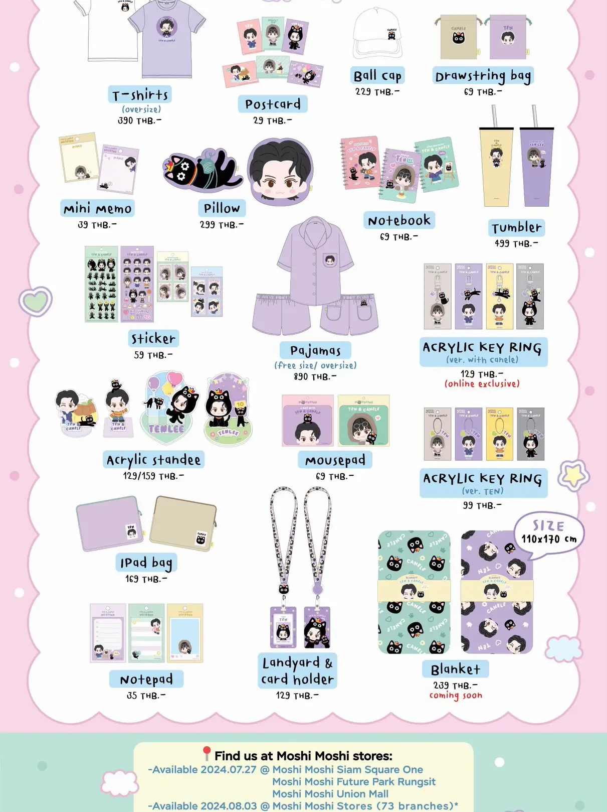 Moshi Moshi x TEN & CANELE Collection 💜 | แกลเลอรีที่โพสต์โดย ...