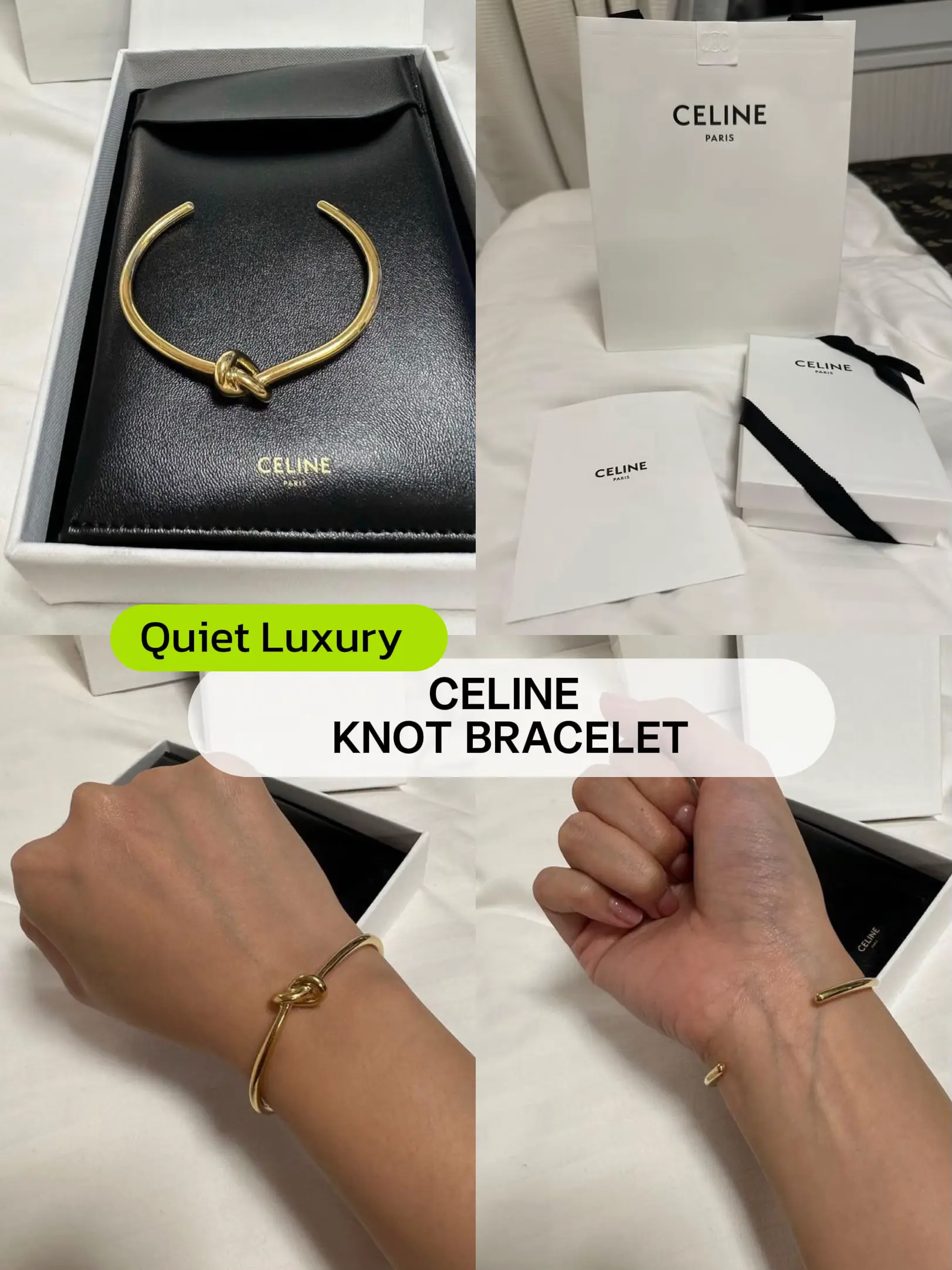 Quiet luxury 🤫 Celine - Knot Bracelet | แกลเลอรีที่โพสต์โดย Herqles | Lemon8