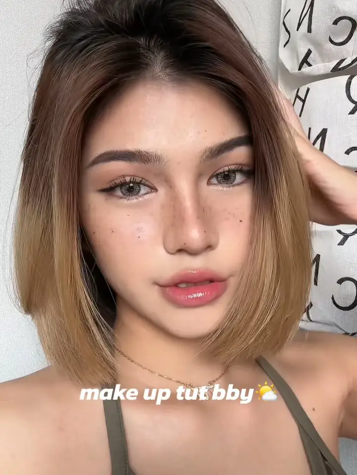 make up ลุคกระตามคุณฟลุ๊คกะล่อน🌤️🍂🤎 | วิดีโอที่เผยแพร่โดย Neena | Lemon8