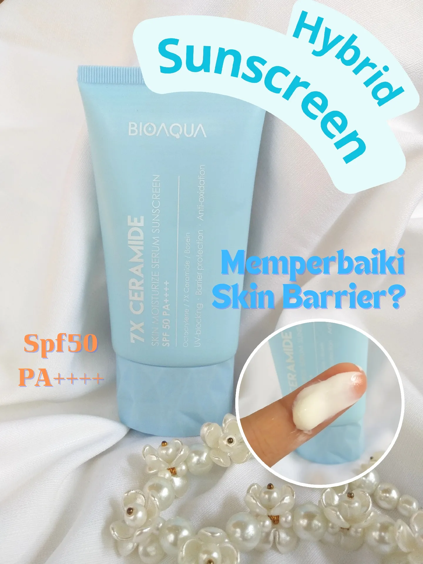 REVIEW😍 SUNSCREEN BIOAQUA 7x CERAMIDE | Gallery posted by Nanas🍍🍍 | Lemon8