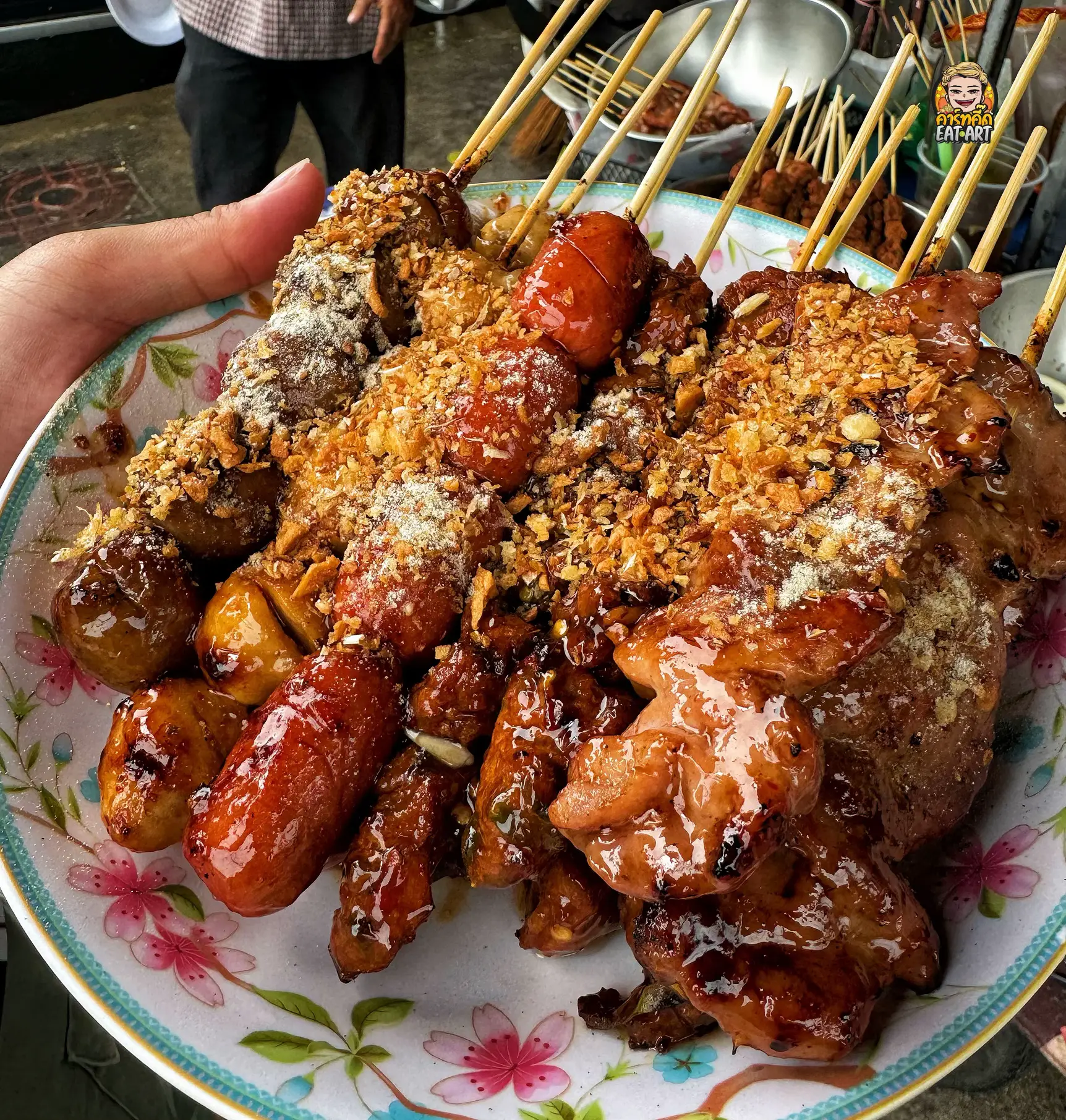 หมูปิ้งสูตรอากง ร้านเด็ดระดับตำนาน | แกลเลอรีที่โพสต์โดย อาร์ทอี๊ดEATART | Lemon8