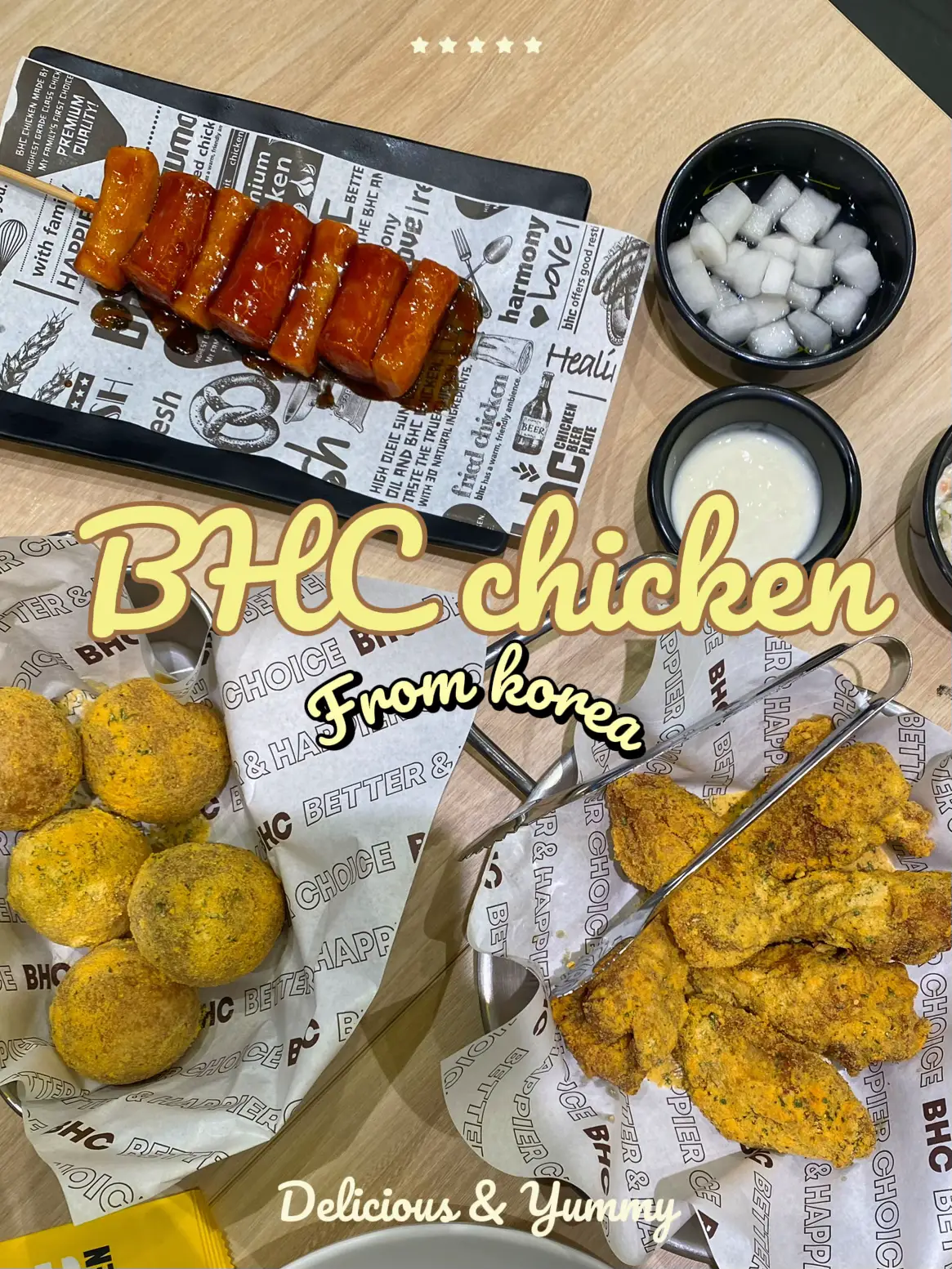 BHC、あなたは韓国の有名なフライドチキンです。🍗🐥 | Porphが投稿したフォトブック | Lemon8