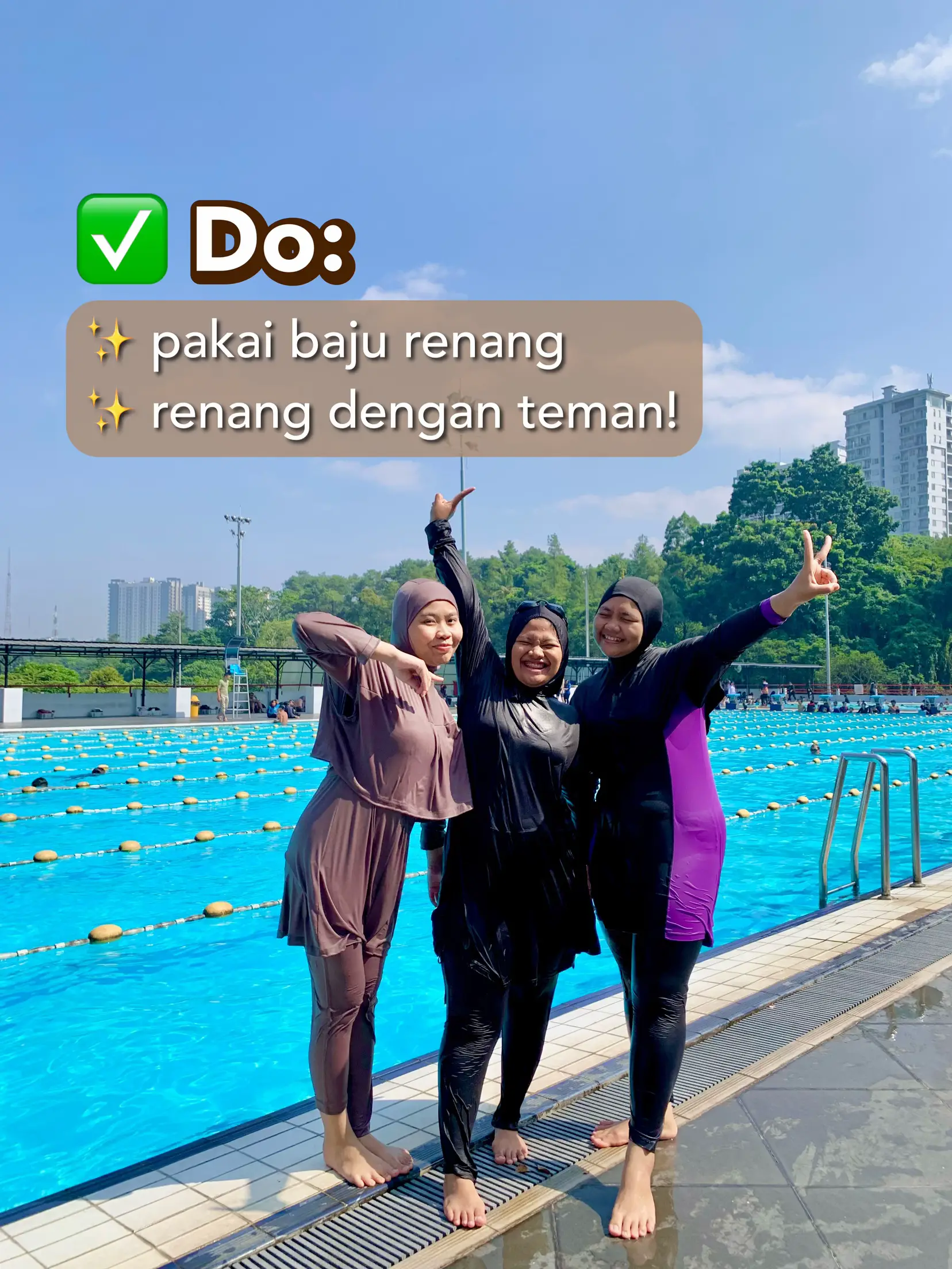 Do's and Don’ts Berenang di Saraga ITB 🏊‍♀️ | Galeri diposting oleh Safira Nisa | Lemon8