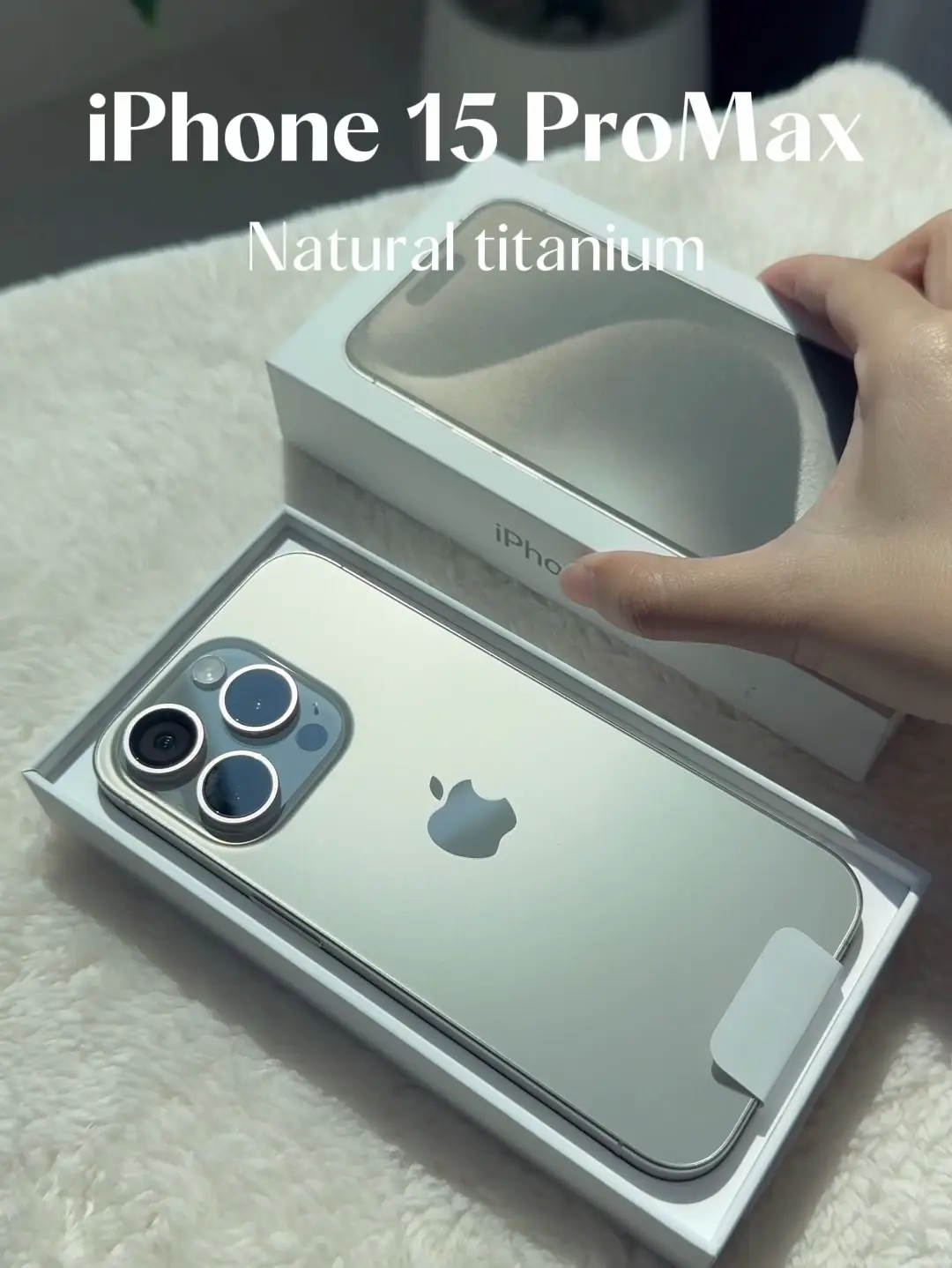 iPhone 15 ProMax | Natural titanium | วิดีโอที่เผยแพร่โดย แซลม่อนโฟน ...