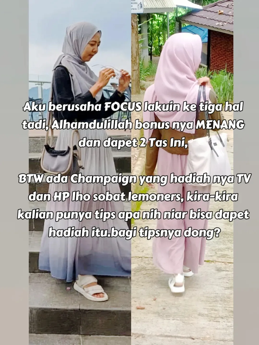 IRT 40Thn Dapet TAS Terus dr Lemon8 pake DOA ini | Galeri diposting oleh wijirianisetyanin | Lemon8