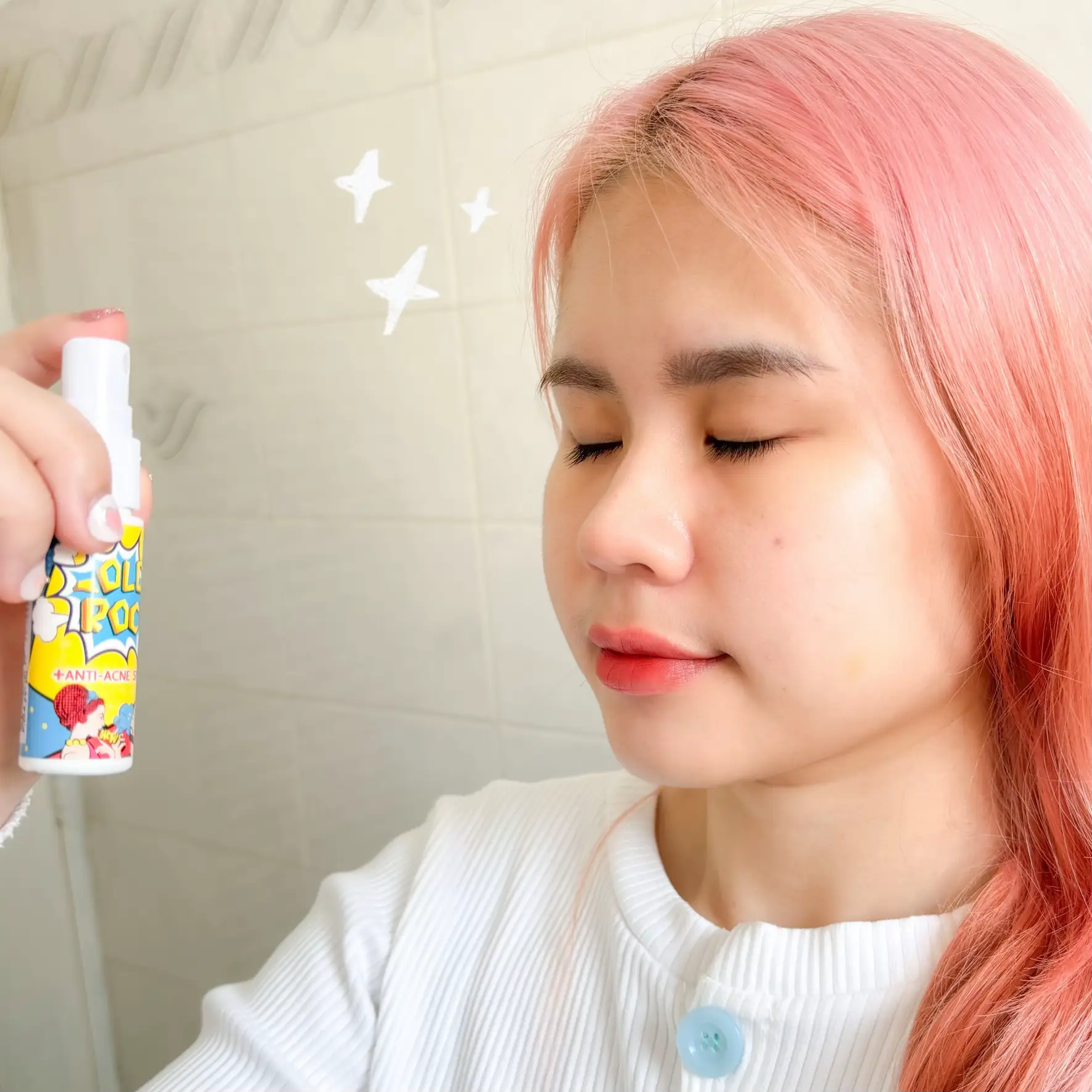 รีวิวสเปรย์ลดสิว OLDROCK Anti-Acne Spray | แกลเลอรีที่โพสต์โดย gamm | Lemon8