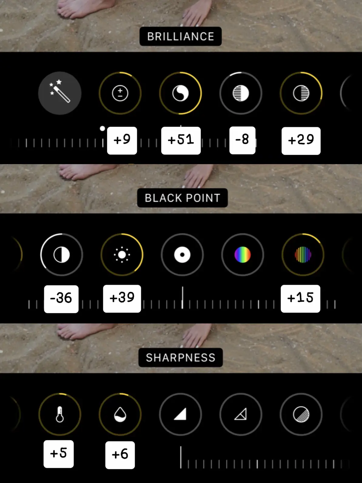 แจกสูตรแต่งรูปไอโฟน 📸 แก้หน้ามืด ย้อนแสง ง่ายๆ ไม่ง้อแอป | แกลเลอรีที่โพสต์โดย ernyanass | Lemon8
