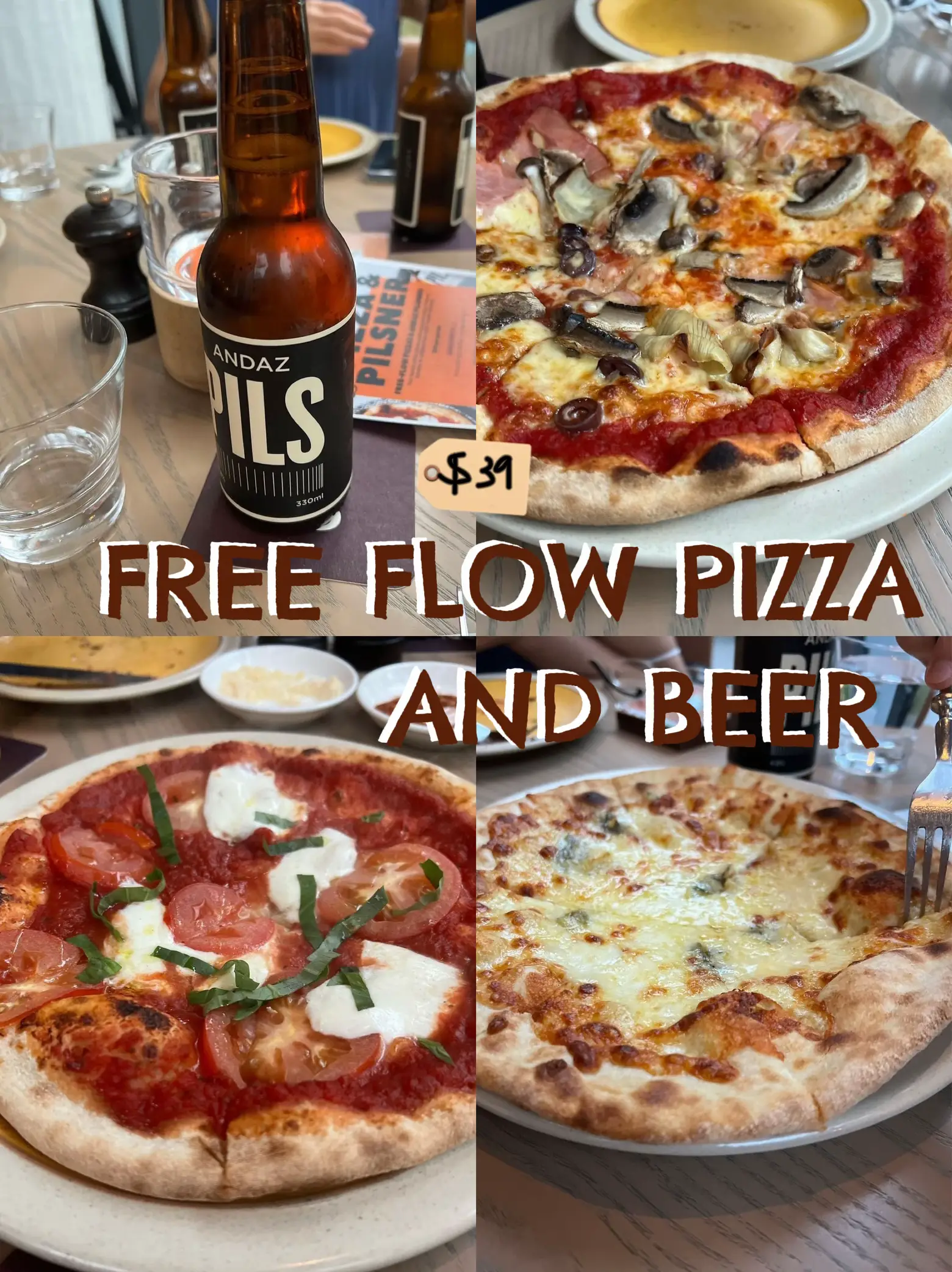 $39: free flow pizzas (6 flavours) + beer + view | Gallery posted by ...