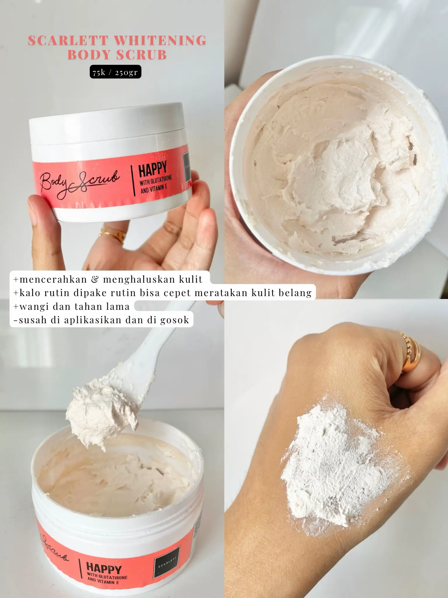 BODY SCRUB MURAH BIKIN KULIT CERAH | Galeri diposting oleh eris ...