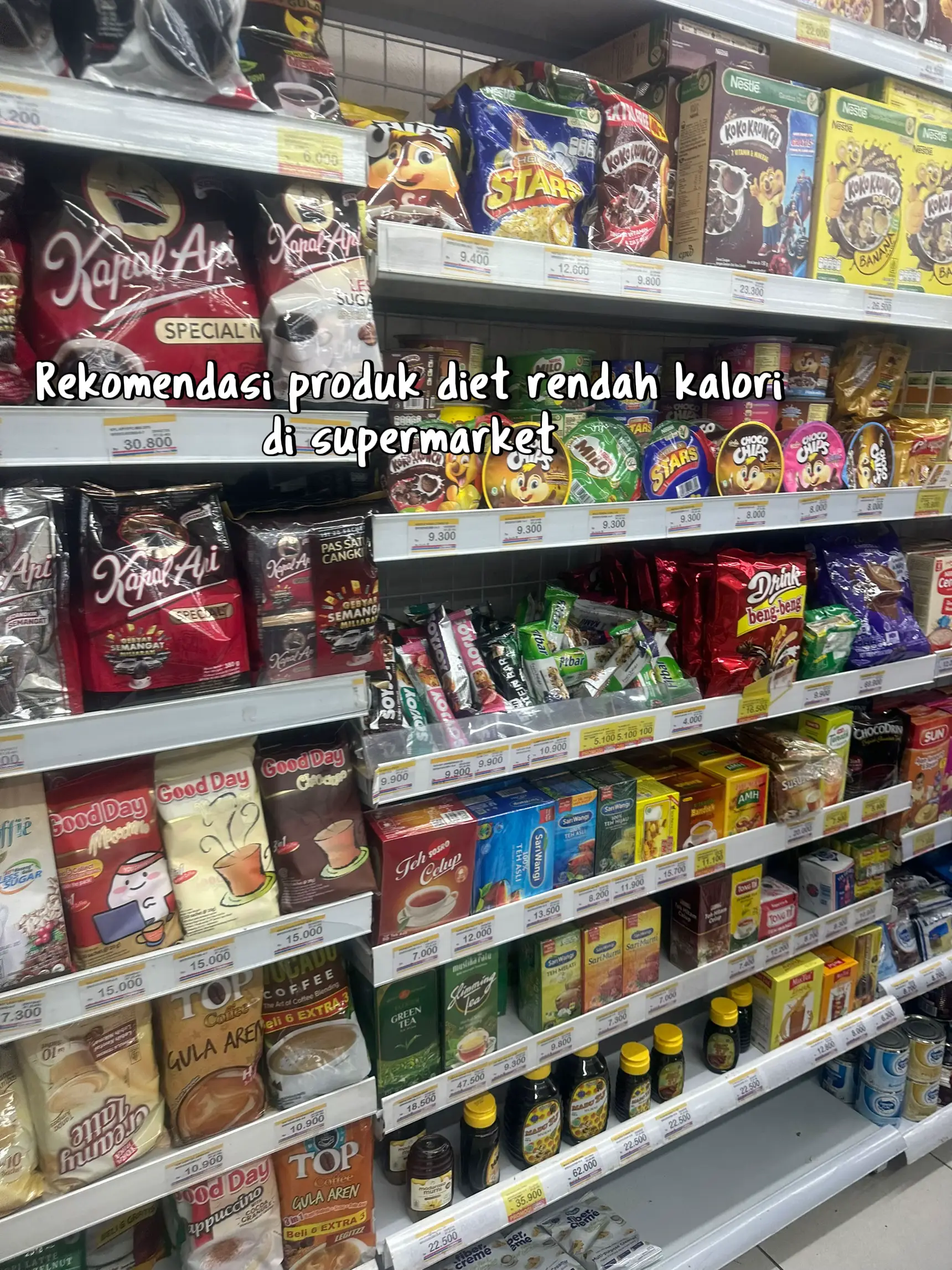 produk diet rendah kalori di supermarket | Galeri diposting oleh Khals | Lemon8