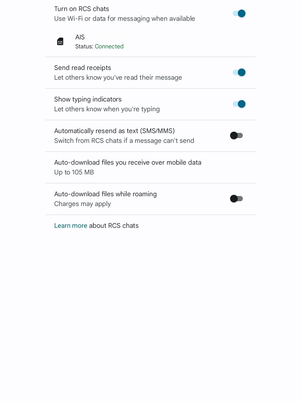 RCS message / iMessage (Android and iOS) | แกลเลอรีที่โพสต์โดย Geslop | Lemon8
