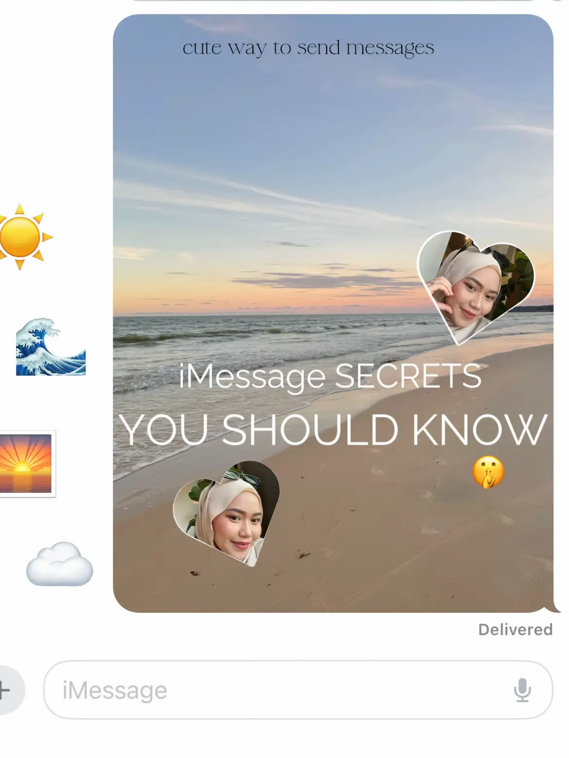 Cute Secrets on iMessage🍒🤍 | Galeri disiarkan oleh ijatisshii | Lemon8