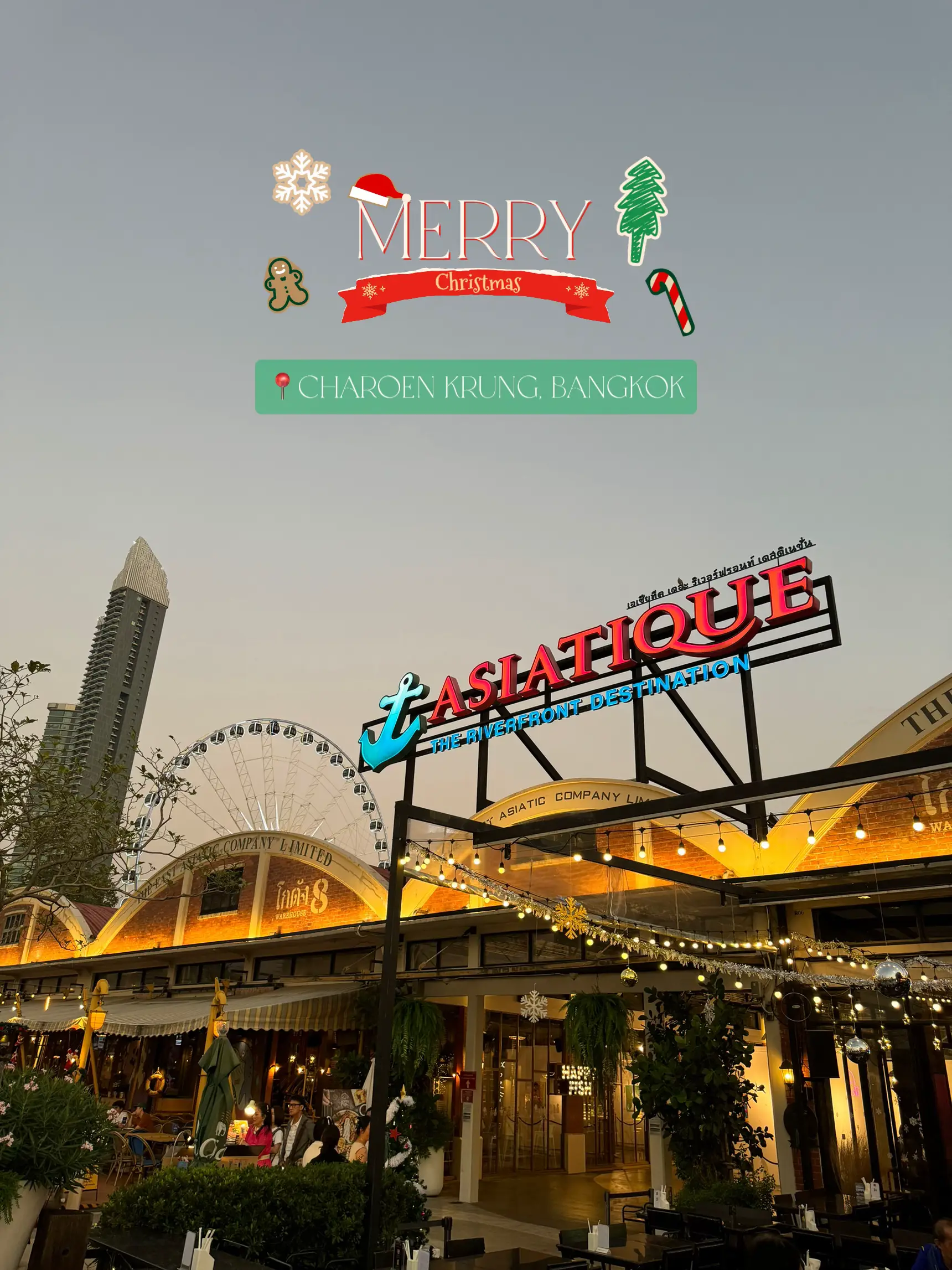 📍Asiatique The Riverfront (December, 2023) | แกลเลอรีที่โพสต์โดย PING.KTBD | Lemon8
