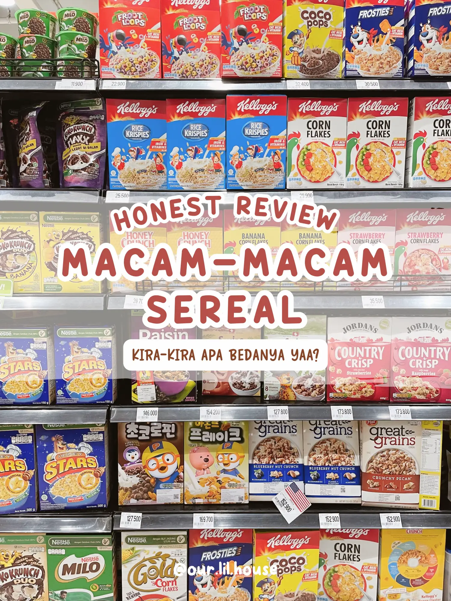 REKOMENDASI MACAM-MACAM SEREAL🌾🌽 | Galeri diposting oleh our.lil.house ...