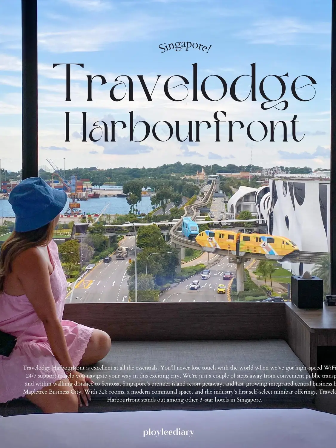 รีวิวที่พักสิงคโปร์ ใกล้ 𝗨𝗻𝗶𝘃𝗲𝗿𝘀𝗮𝗹 𝗦𝘁𝘂𝗱𝗶𝗼 | แกลเลอรีที่โพสต์โดย Ploylee Diary | Lemon8