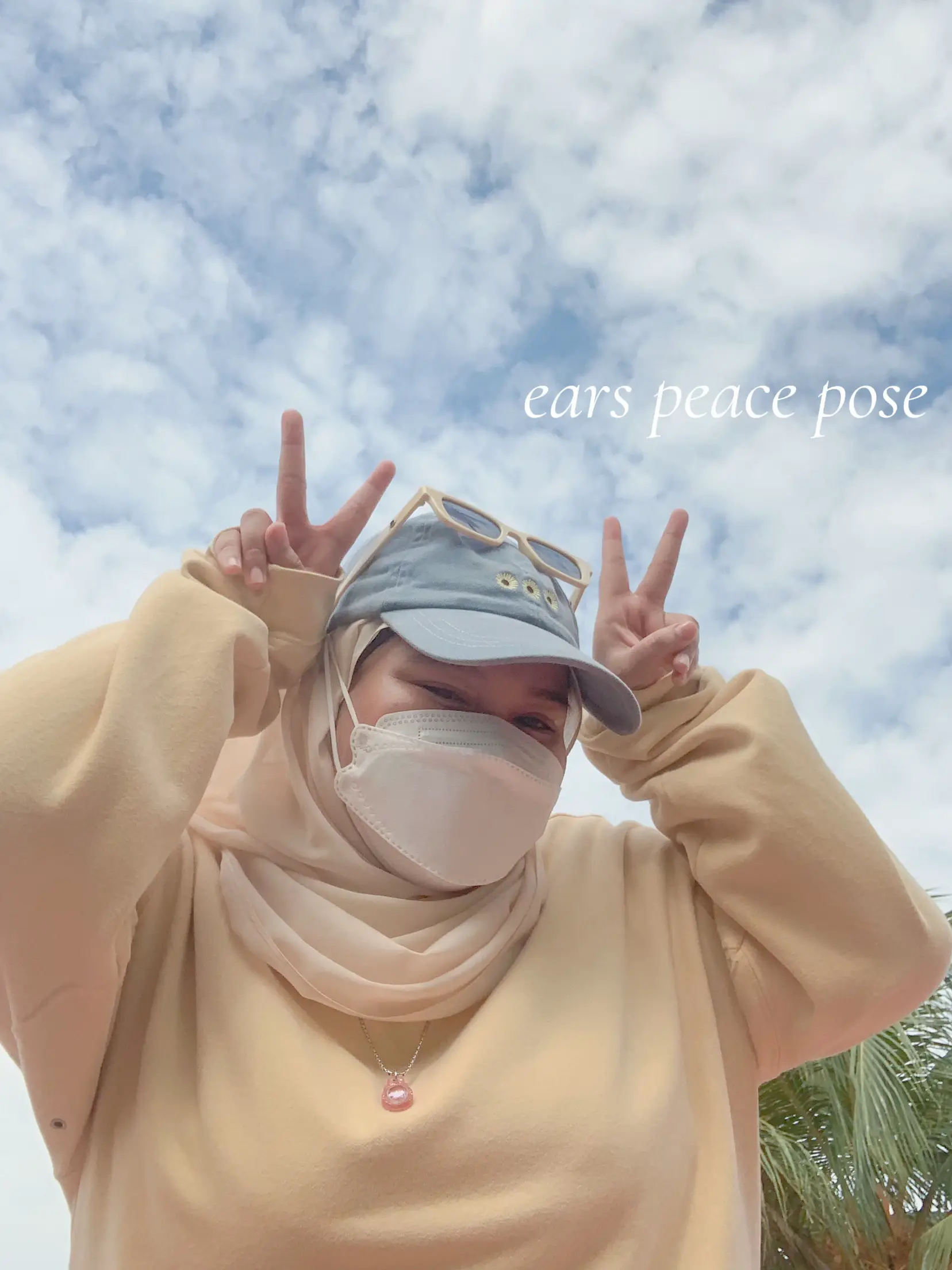 Good Sky Day Cute Shy Girl Poses | Galeri disiarkan oleh 아이린 | Lemon8