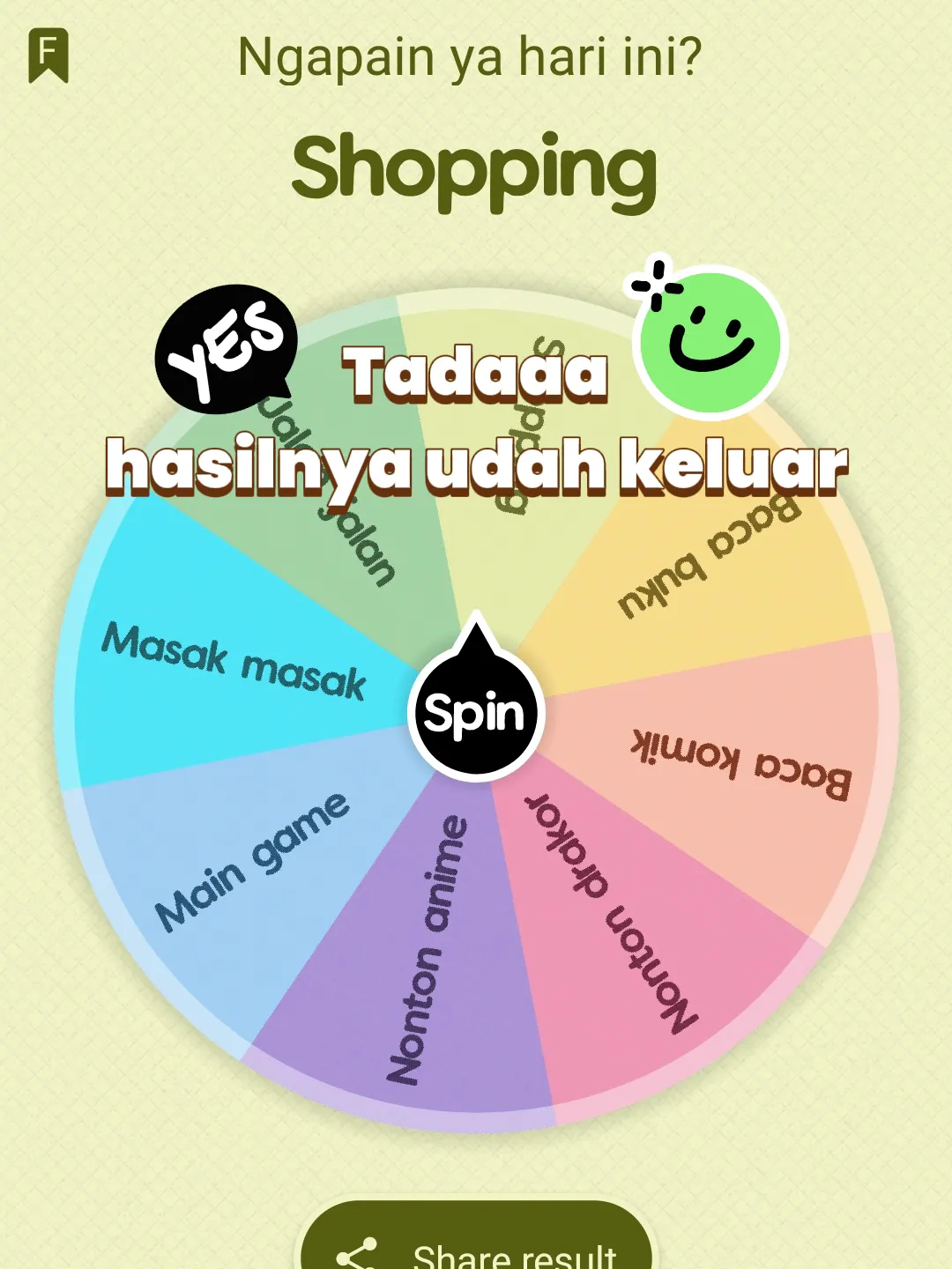 Bingung mau ngapain? Coba tentuin pake app ini! | Galeri diposting oleh ...