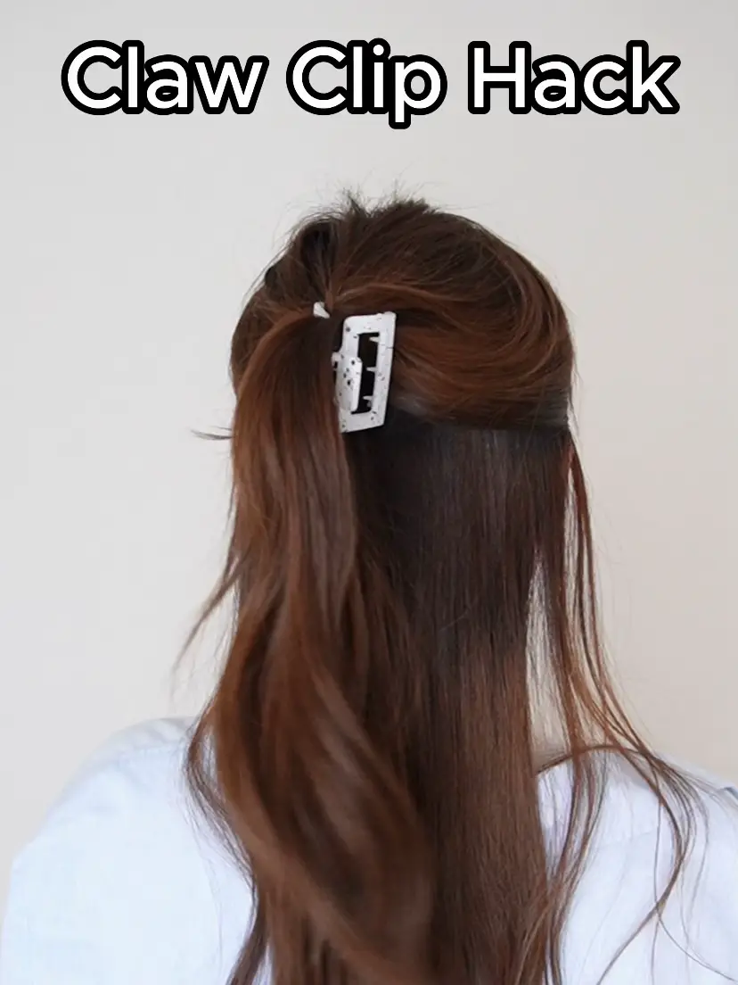 Claw clip hack มัดผมครึ่งหัวง่ายๆใน 1 นาที📌 | วิดีโอที่เผยแพร่โดย Tarn ...