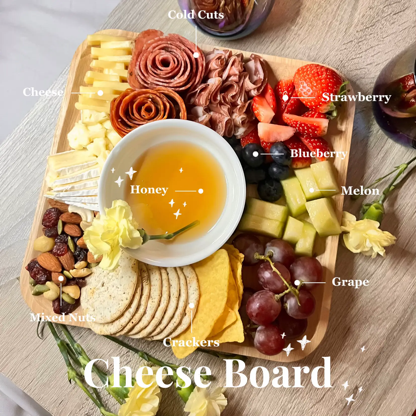 แชร์ไอเดียทำ Cheese board 🧀 อร่อยติดใจ | แกลเลอรีที่โพสต์โดย achy.e | Lemon8