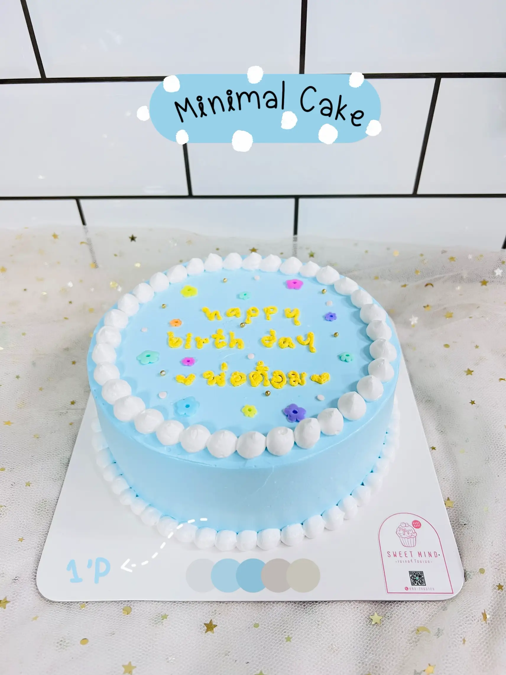 🎂Minimal Cake💙 | แกลเลอรีที่โพสต์โดย Sweet mind | Lemon8