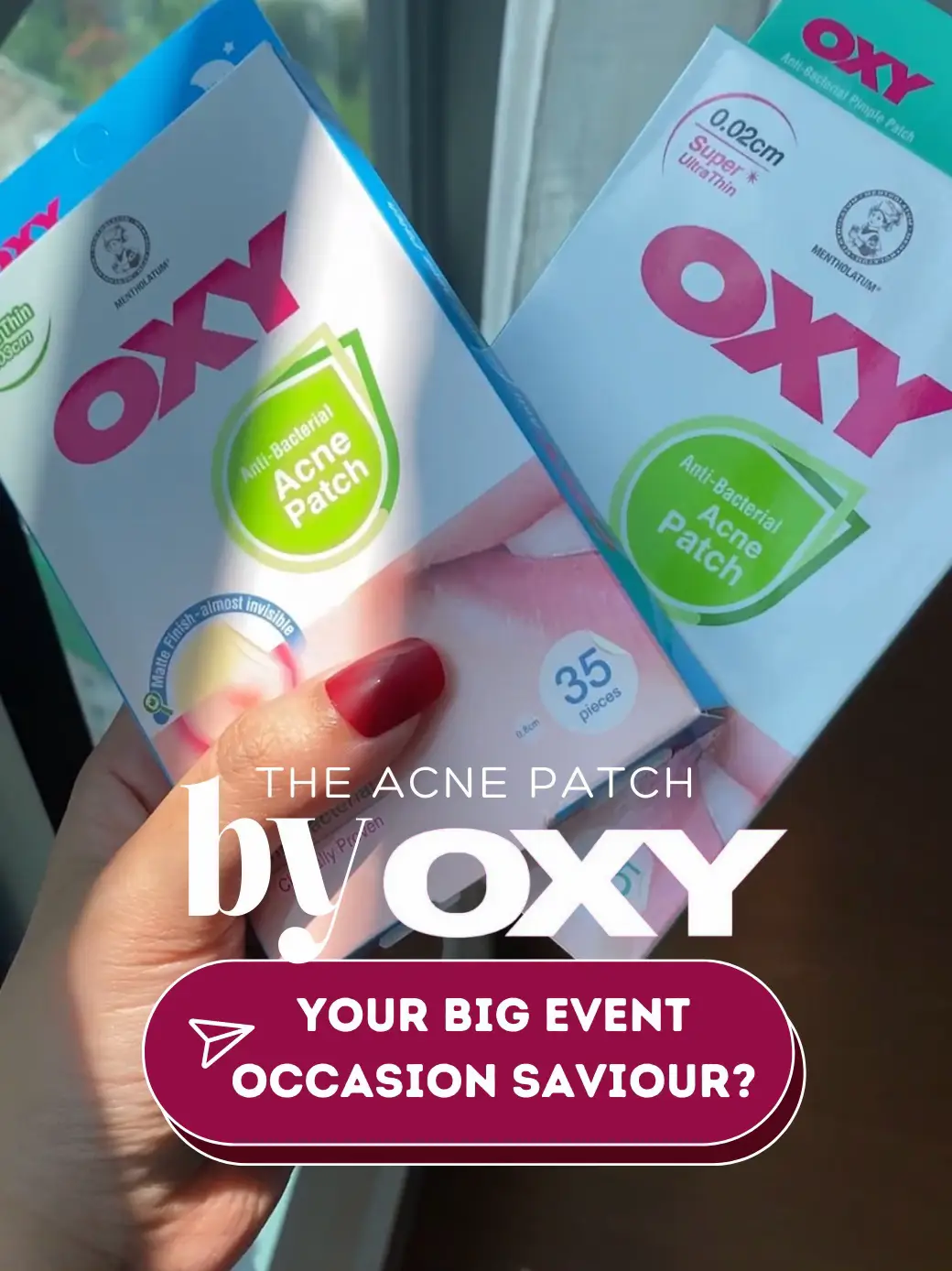 Big Event / Ocacasion Saviour : Oxy Acne Patches! | แกลเลอรีที่โพสต์โดย Anna S | Lemon8