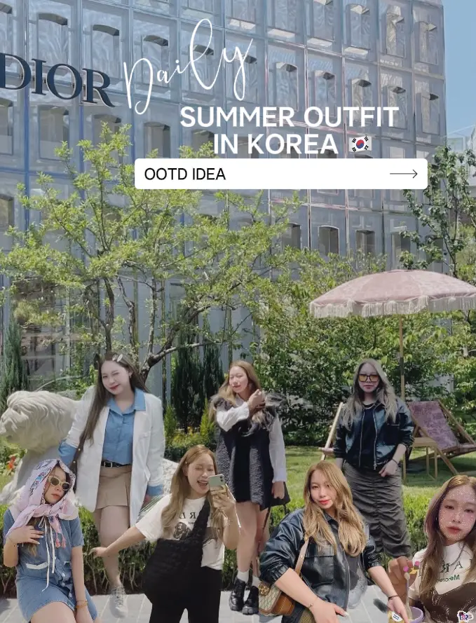 OOTD Summer in Korea 🇰🇷 | แกลเลอรีที่โพสต์โดย WRSR.RM | Lemon8
