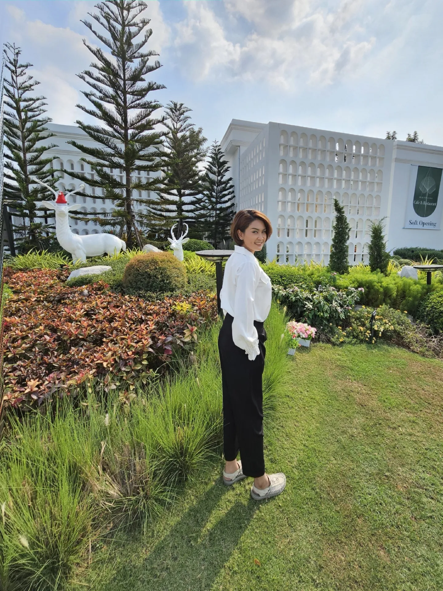 Whiteline cafe | แกลเลอรีที่โพสต์โดย madam.soji | Lemon8