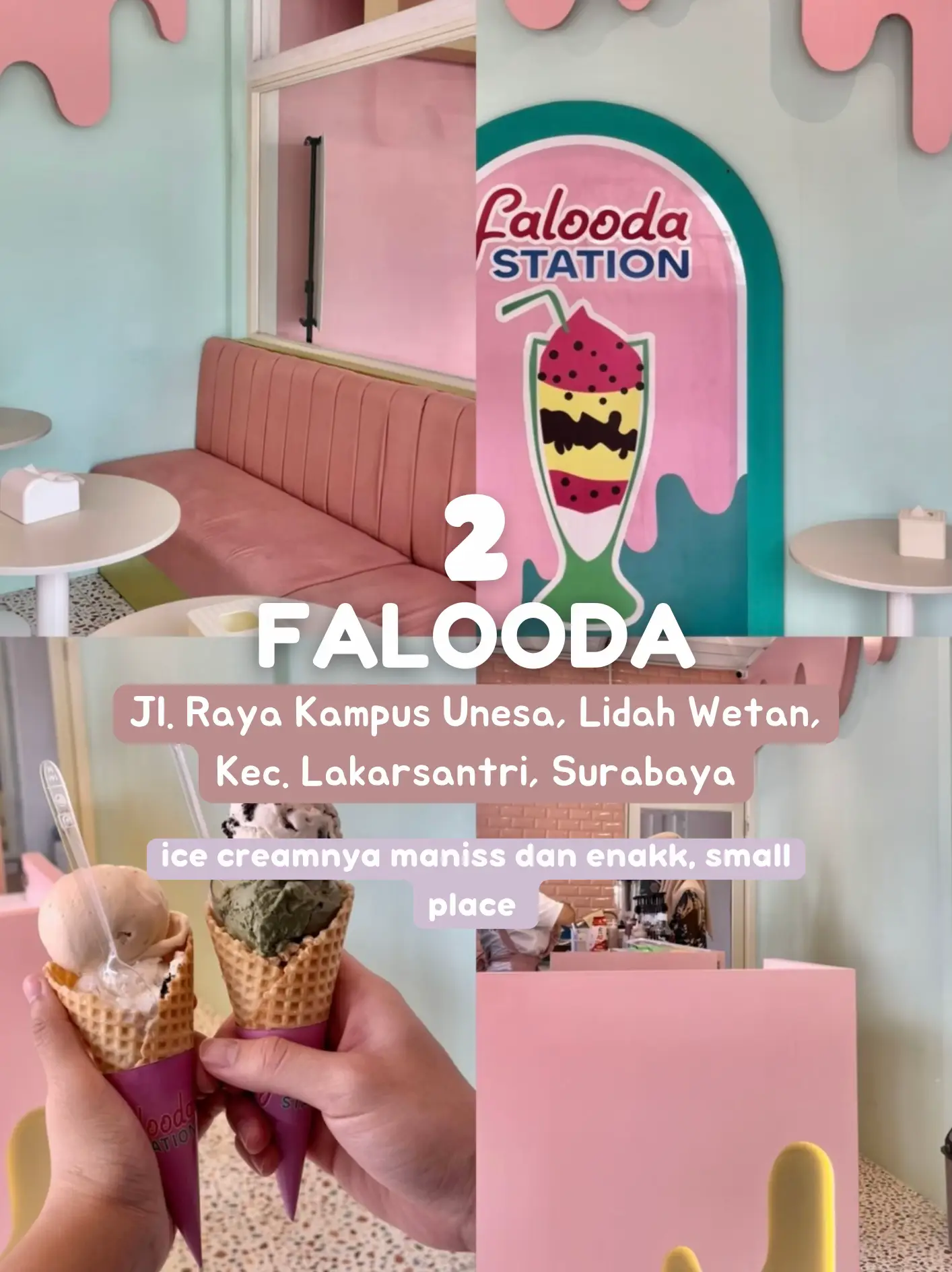 RECOMMEND 5 PASTEL CAFE IN SURABAYA🍭💗 | Galeri diposting oleh Janice ...