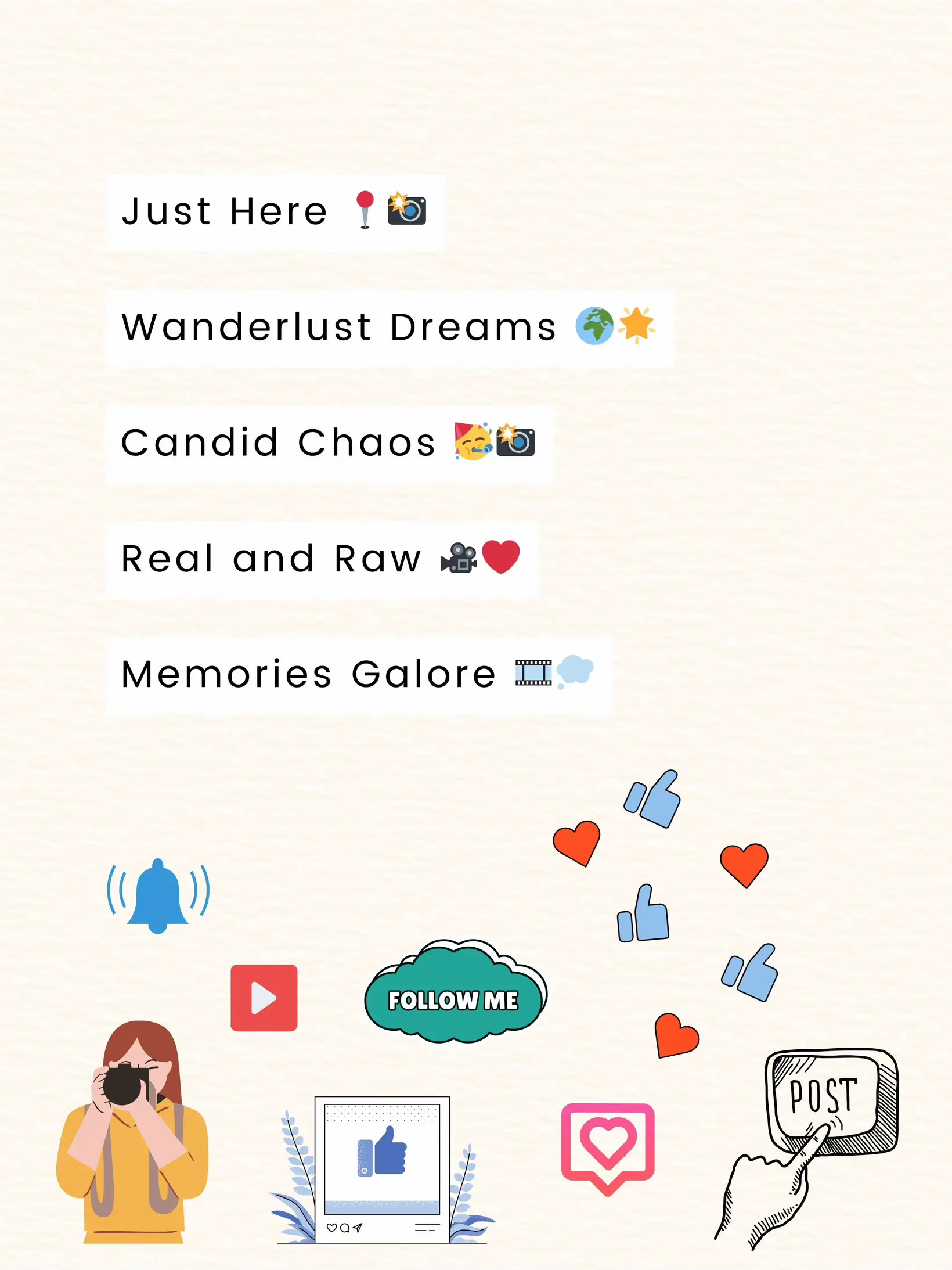 📸 Photo Dump Captions แคปชั่นสั้นๆ สำหรับสายชอบโพสต์รูปรัวๆ | แกลเลอรี ...