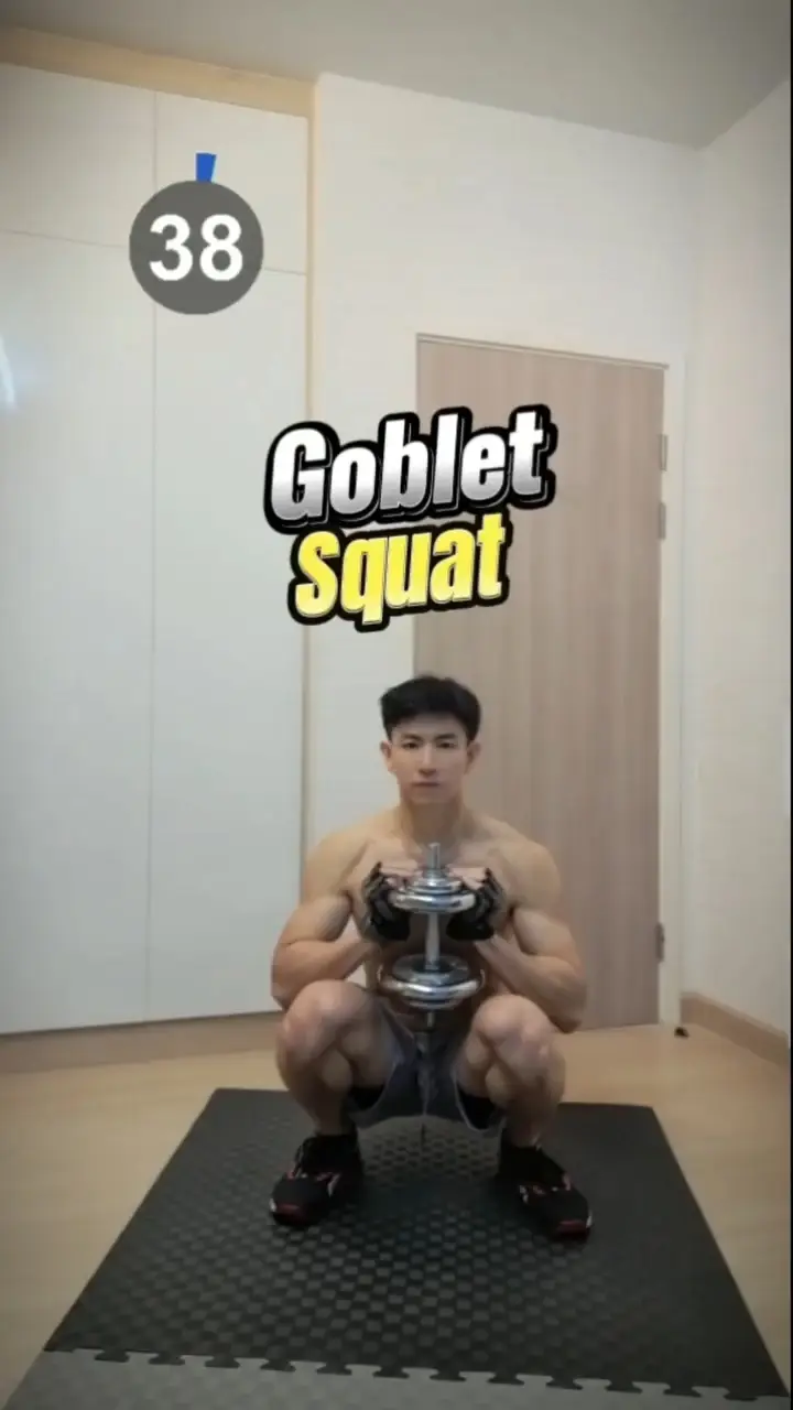 💥Goblet Squat💥 | วิดีโอที่เผยแพร่โดย Nut Ztyle | Lemon8