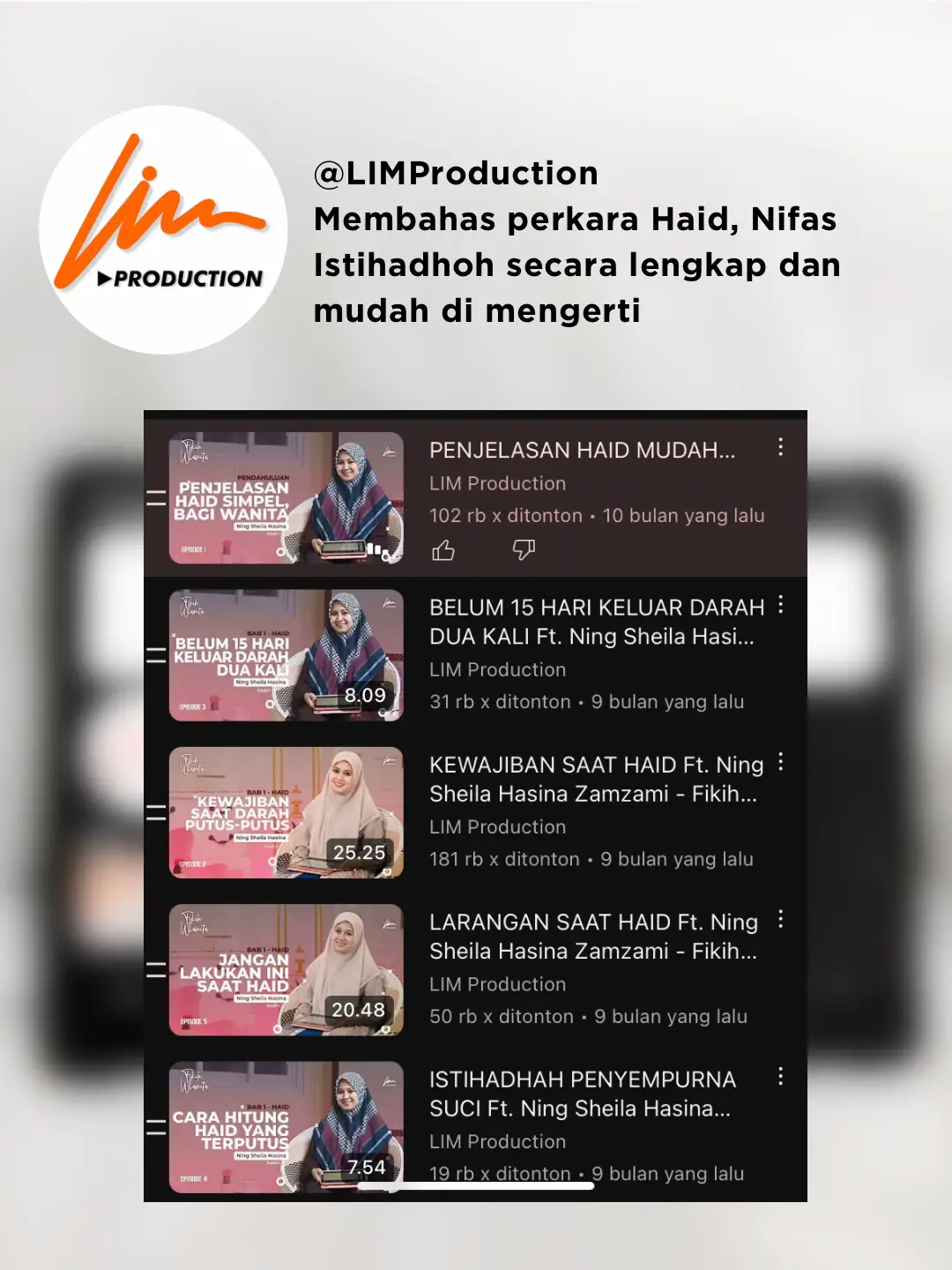 REKOMENDASI CHANNEL KAJIAN DI YOUTUBE | Galeri diposting oleh ⋆˚Susila ° | Lemon8