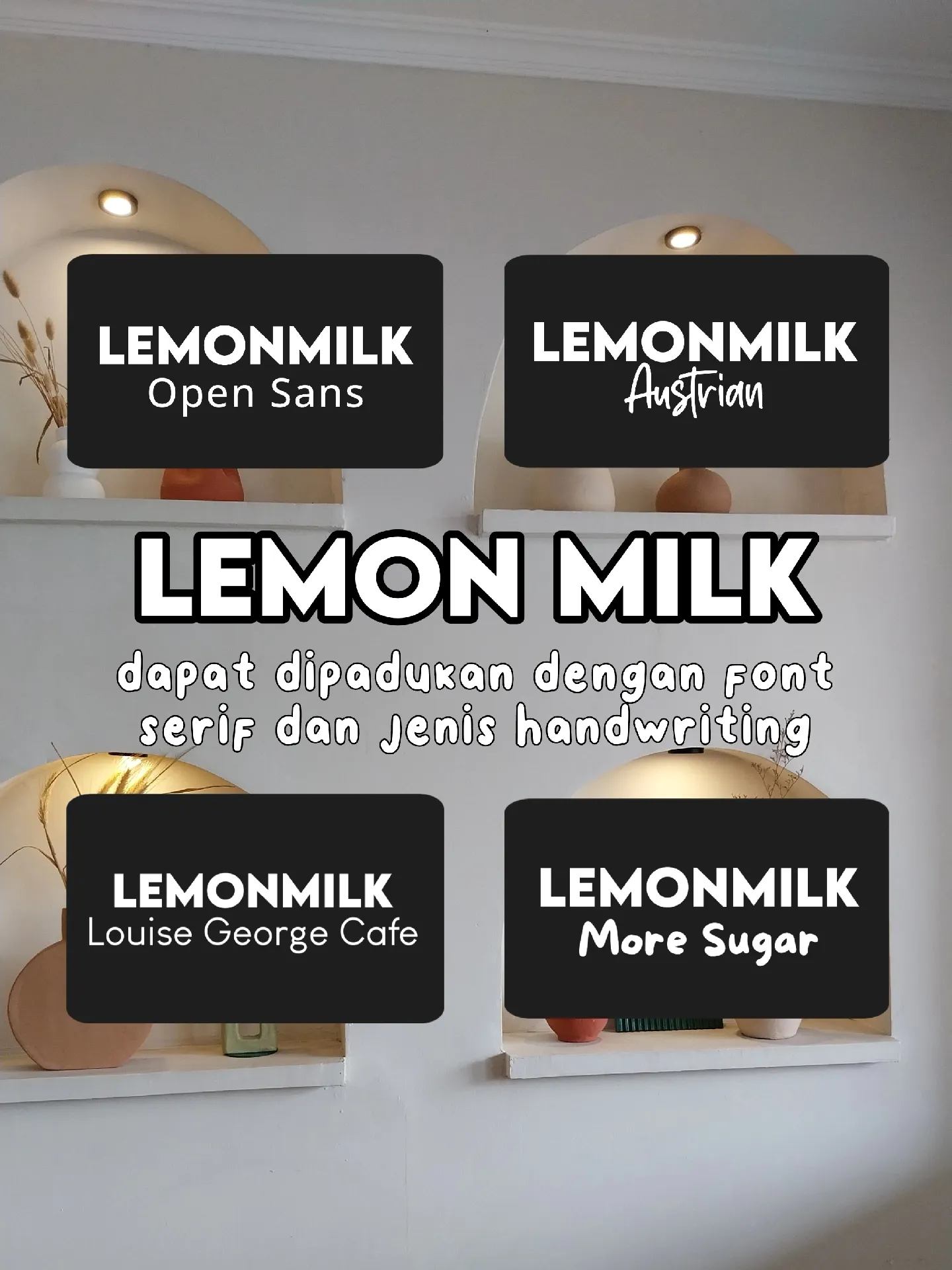 REKOMENDASI FONT AESTHETIC & LUCU DARI DAFONT | Galeri diposting oleh ...