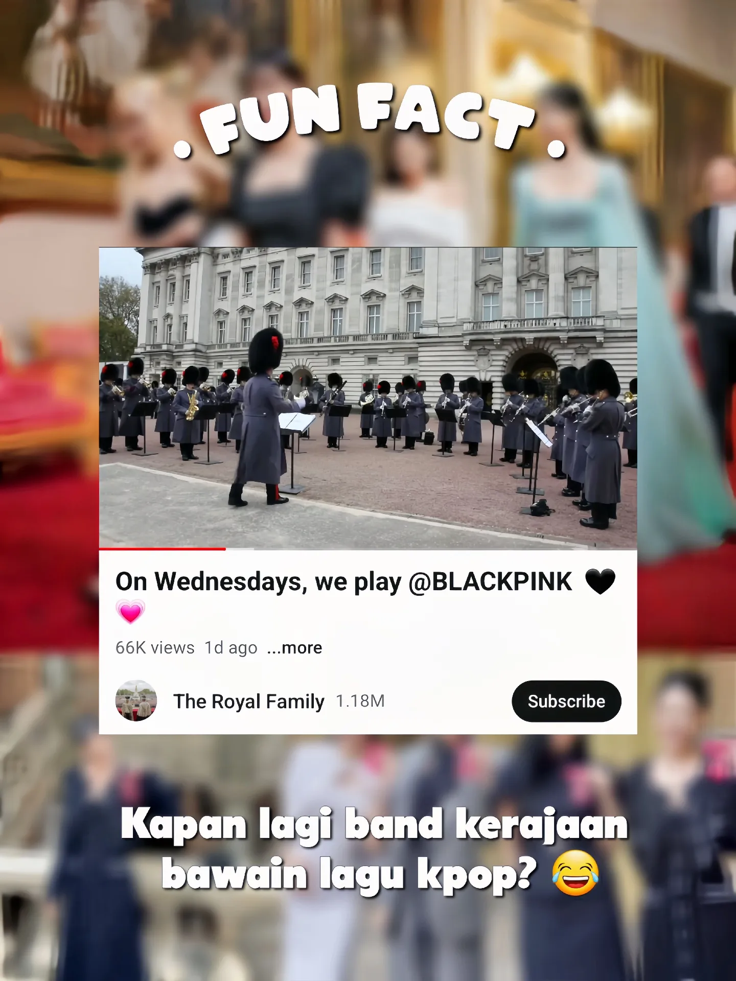 FUN FACT BLACKPINK DI BUCKINGHAM PALACE💗DAPAT MBE! | Galeri diposting oleh Diandra | Lemon8