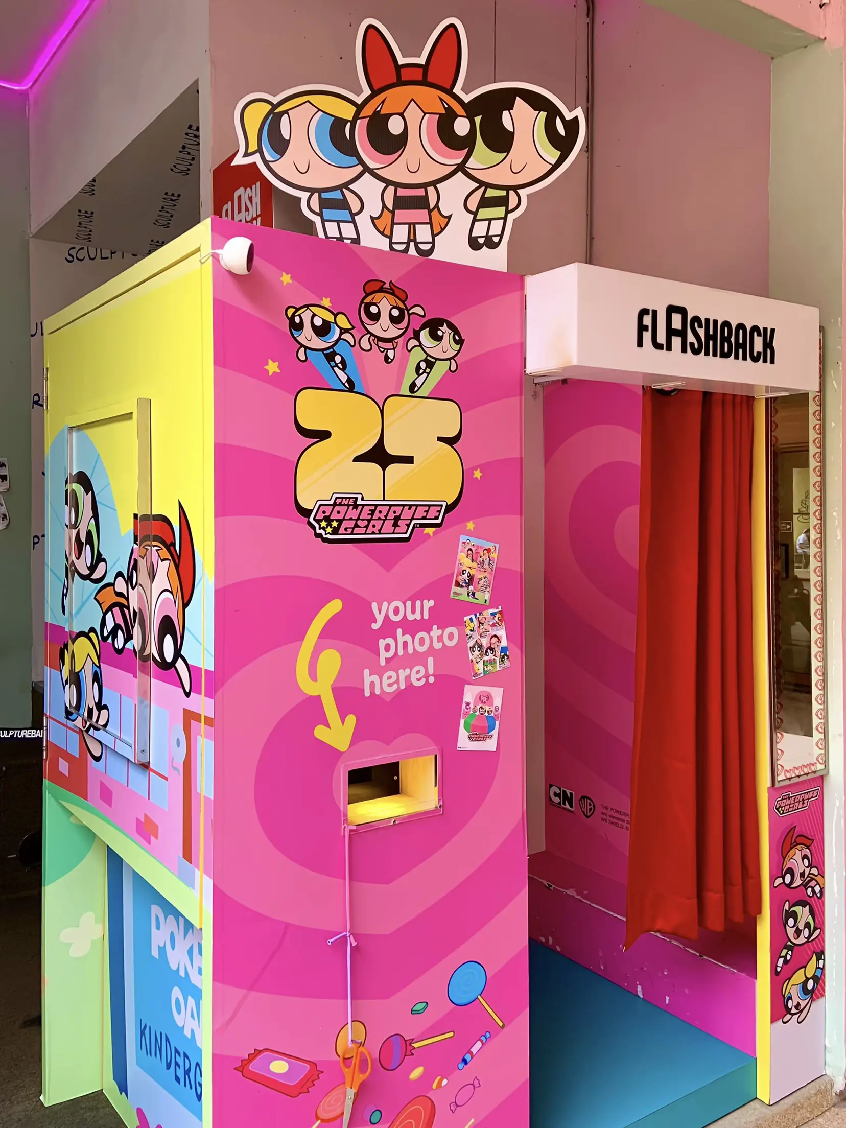 PowerPuff Girls Photobooth* | ตู้ถ่ายรูปที่มีกล่องสุ่ม!🌈👛🧤🍒🧽 | แกลเลอรี ...