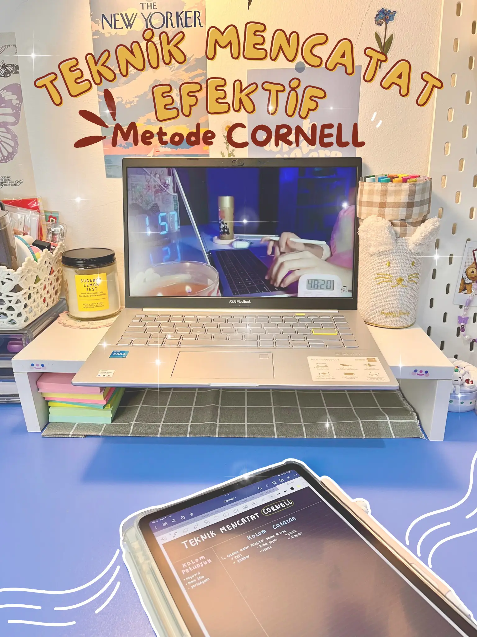 Teknik mencatat efektif dengan metode cornell📝💯 | Galeri diposting oleh ...