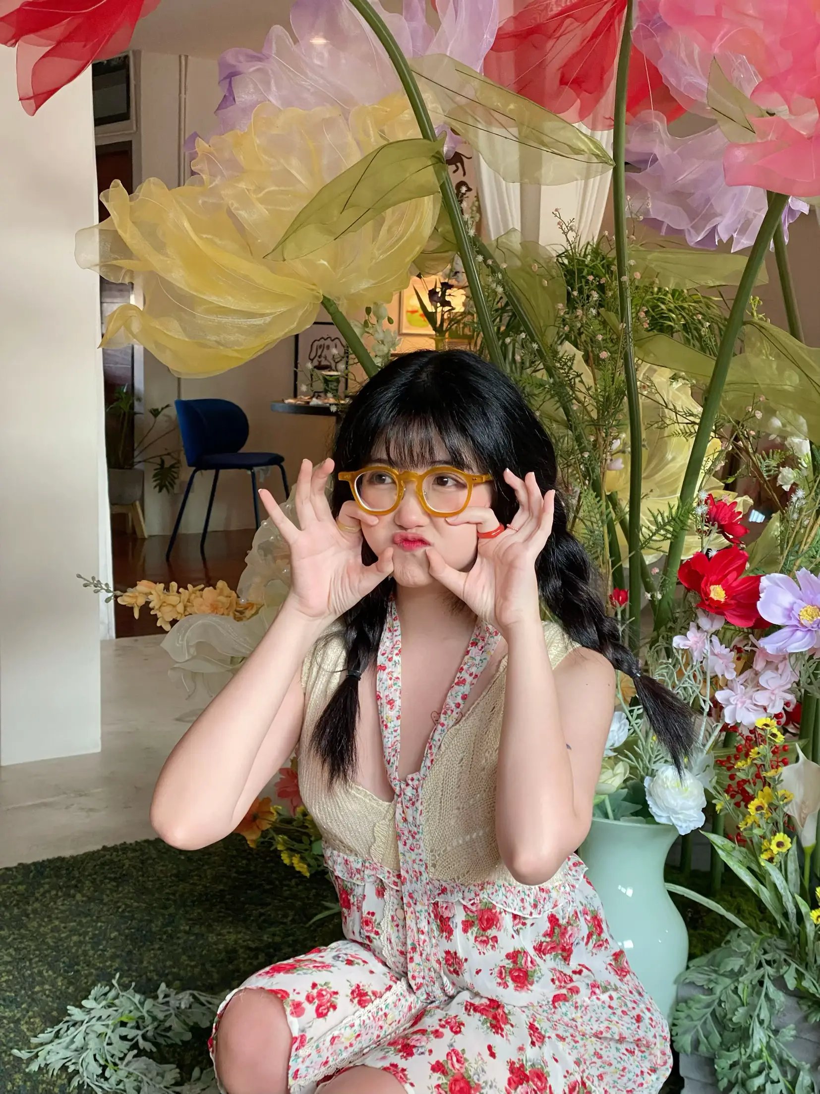 Third house cafe💐คาเฟ่ธีมดอกไม้ชาวฝั่งธน!🌸 | แกลเลอรีที่โพสต์โดย Janiejanne | Lemon8