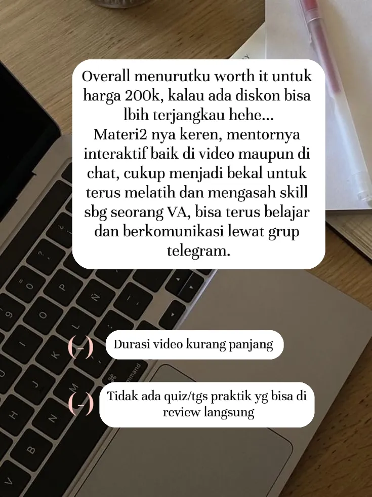 Kursus online Virtual asisstant worth it ga sih | Galeri diposting oleh Nafisaa | Lemon8