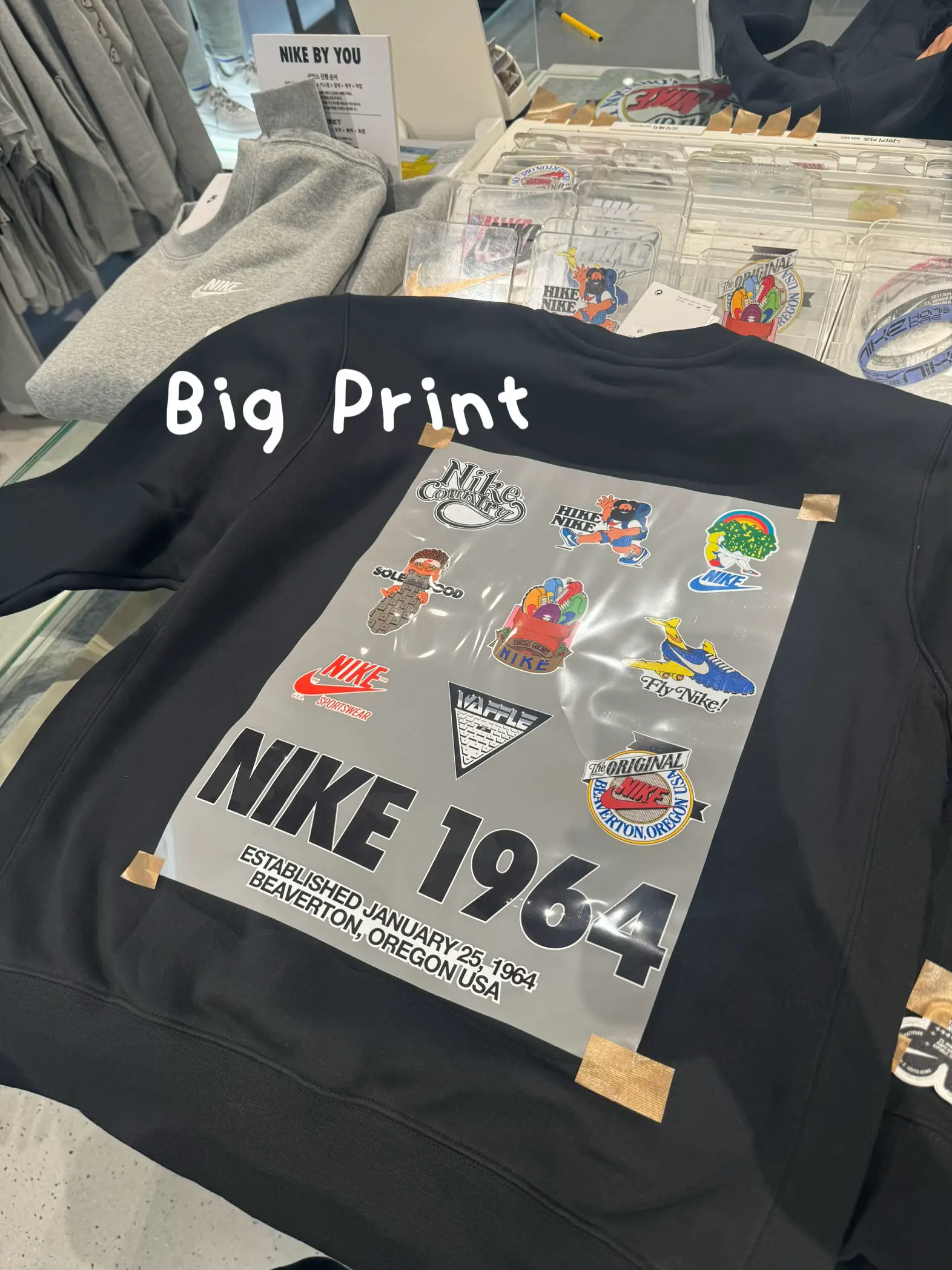 Personalise your own Nike merch in Seoul! | Video published by Sue En ...