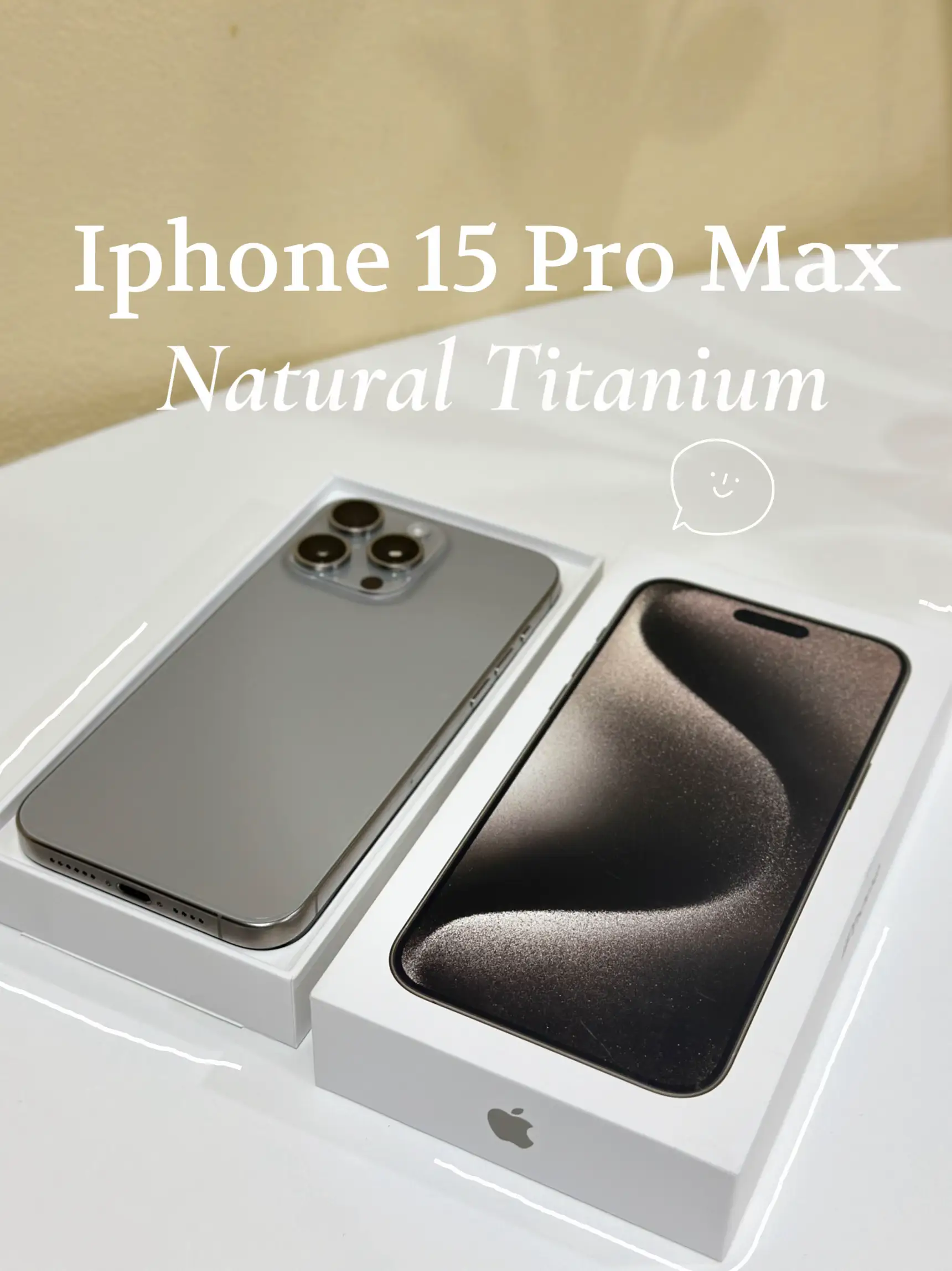 Iphone 15 PM สี Natural Titanium กับของที่ต้องซื้อเพิ่ม📱🤏🏻 | แกลเลอรีที่โพสต์โดย ไอซ์มารีวิว 🍅 ...