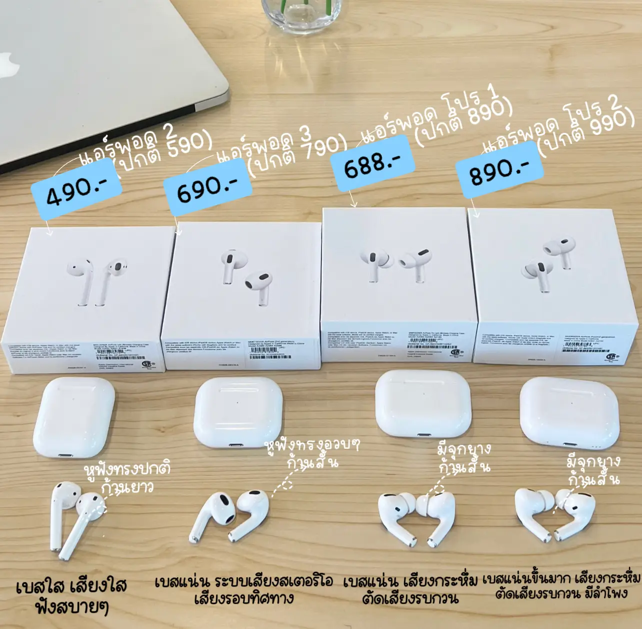 Airpod Gen 3 Magsafe แตกต่างก้บ Lightning ยังไง - การค้นหาใน Lemon8