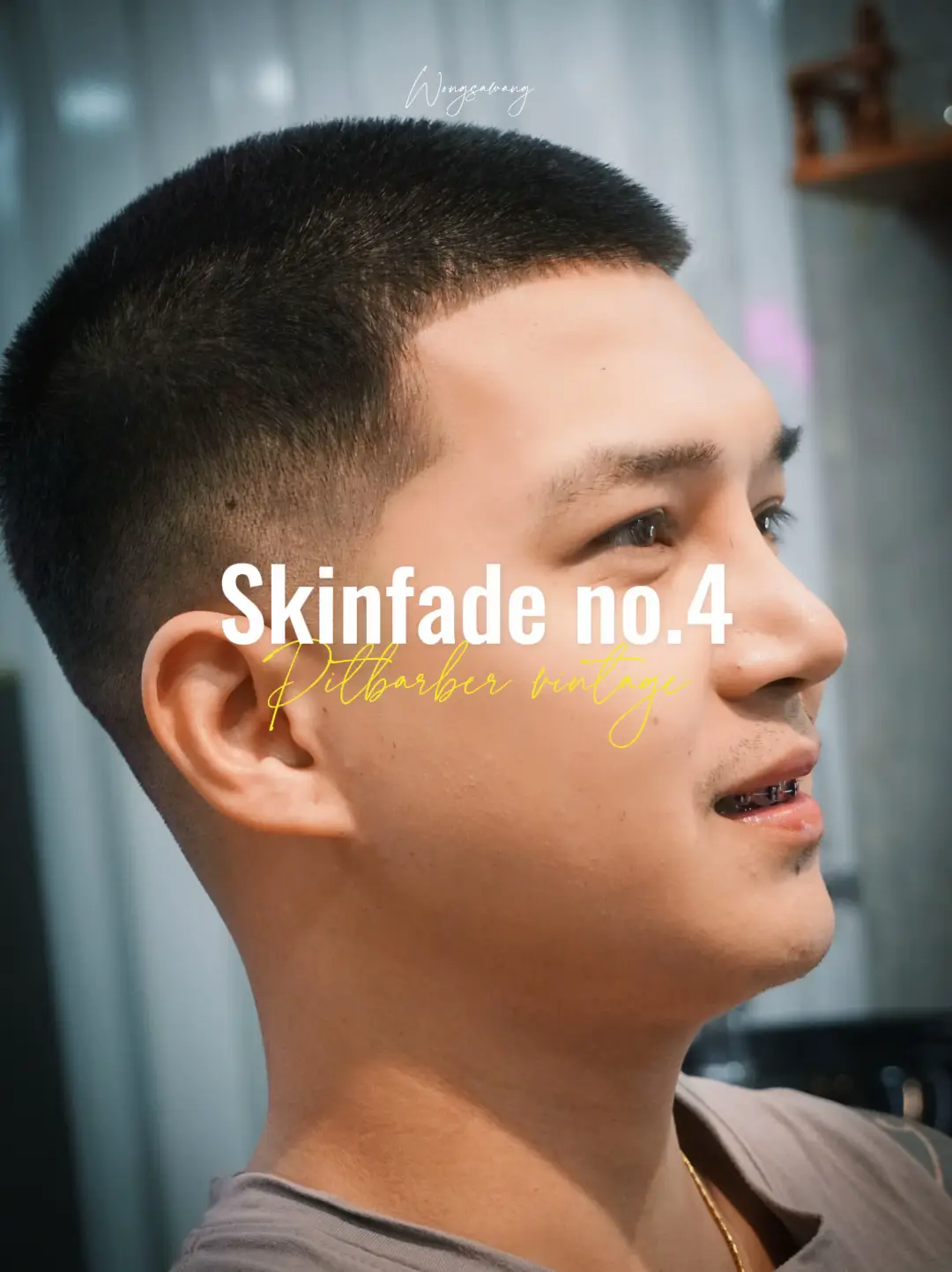 Skinfade no.4 ทรงผมสกินเฟด เบอร์ 4 | แกลเลอรีที่โพสต์โดย Pit Studio hair | Lemon8