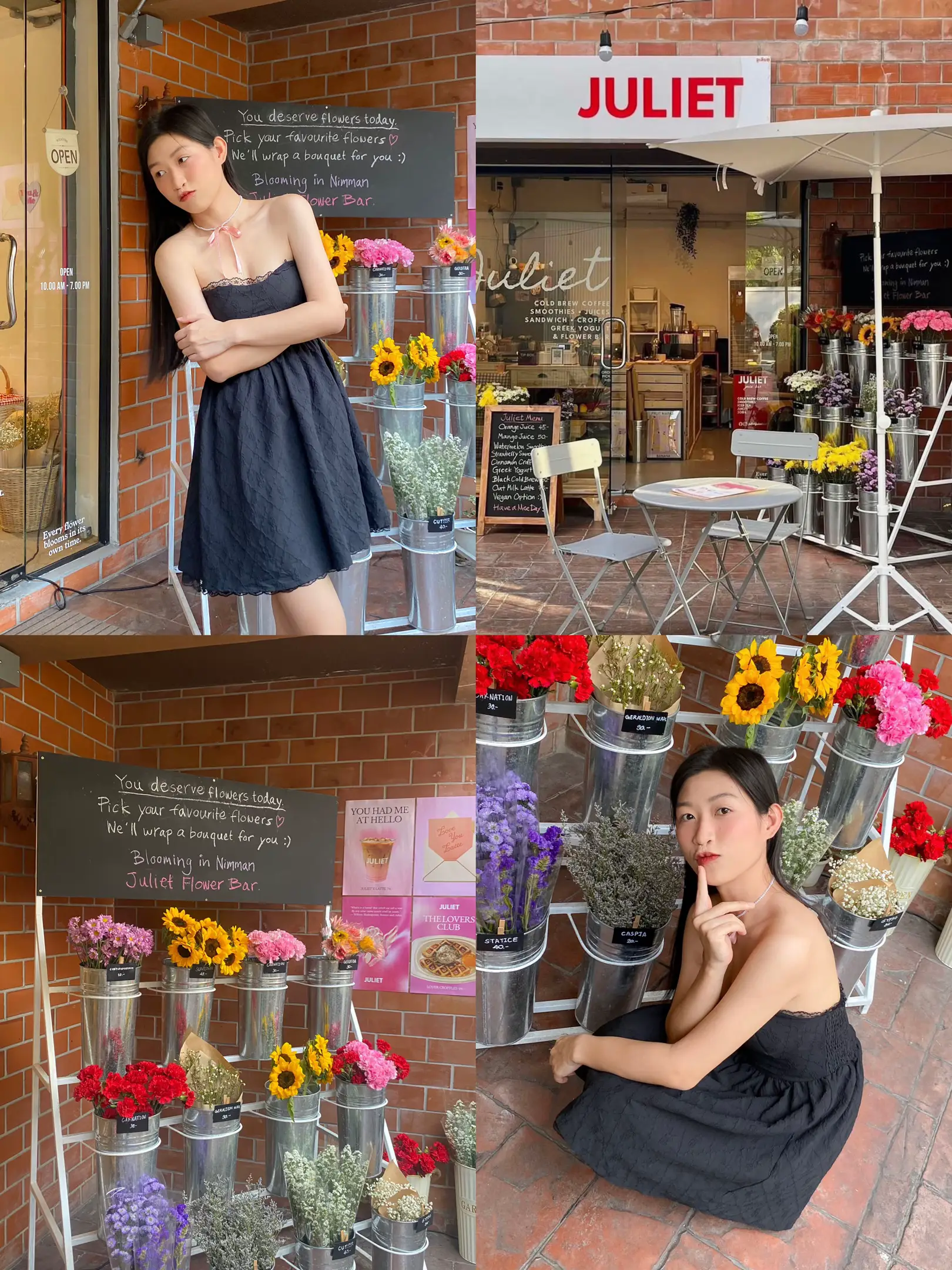 juliet.cnx ; คาเฟ่ดอกไม้ใจกลางนิมมาน เชียงใหม่ 🌷🌺 | แกลเลอรีที่โพสต์โดย ...